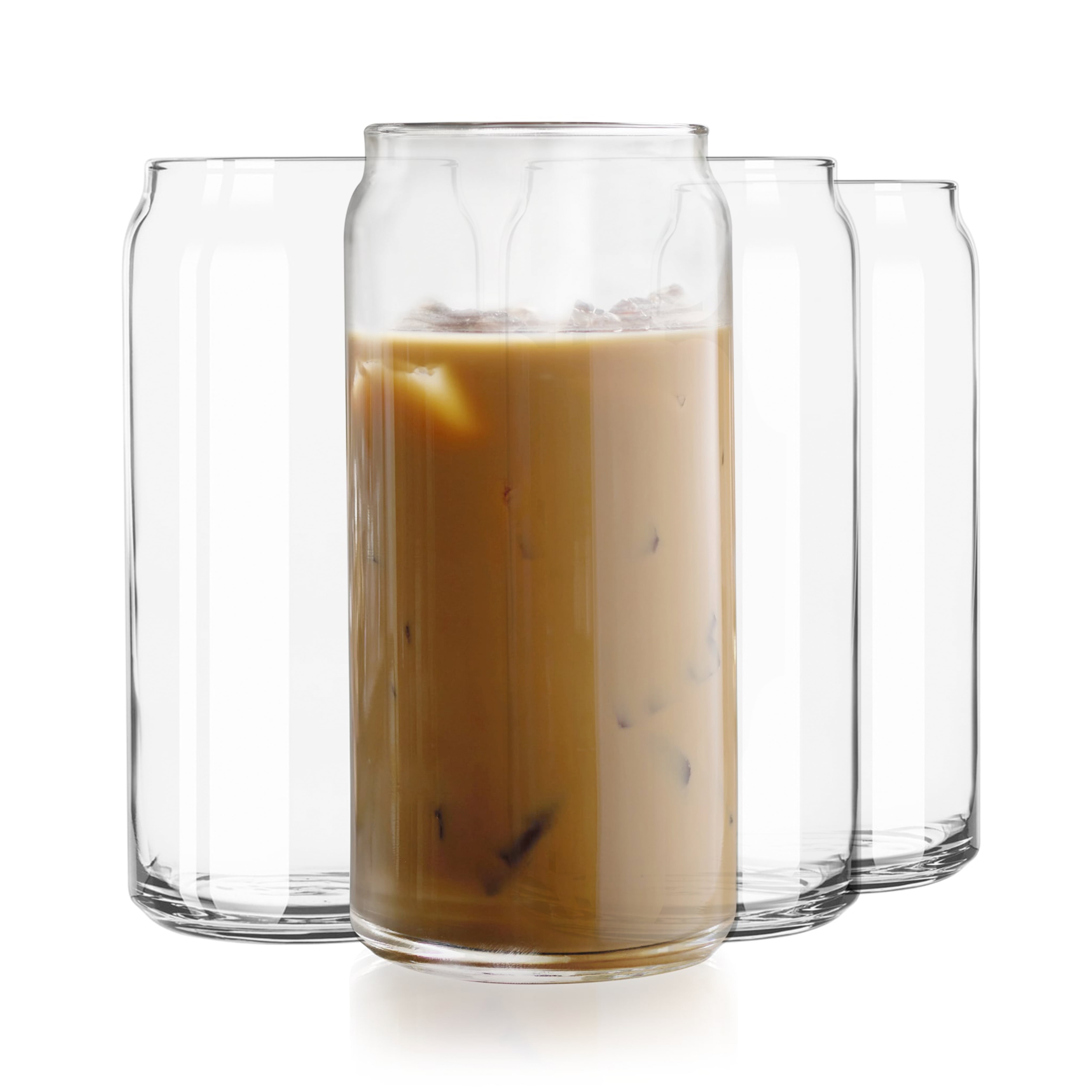 Libbey Classic Can XL Set of Drinking Glasses, Iced Coffee Cups Set of ...