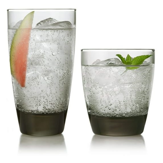 Free Shipping! Libbey Classic Rocks and Tumbler Glasses Set of 16 ...