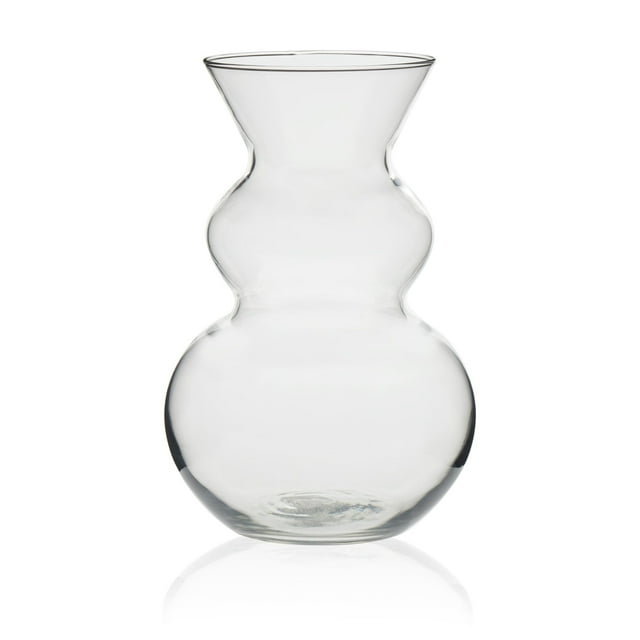 Libbey Clear Glass Jubilee Floral Vase, 9" - Walmart.com