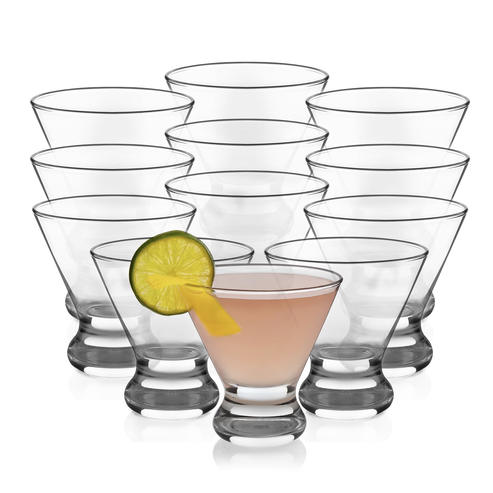Libbey Mini Small Cosmopolitan Martini Glasses Set of 12, Dishwasher ...