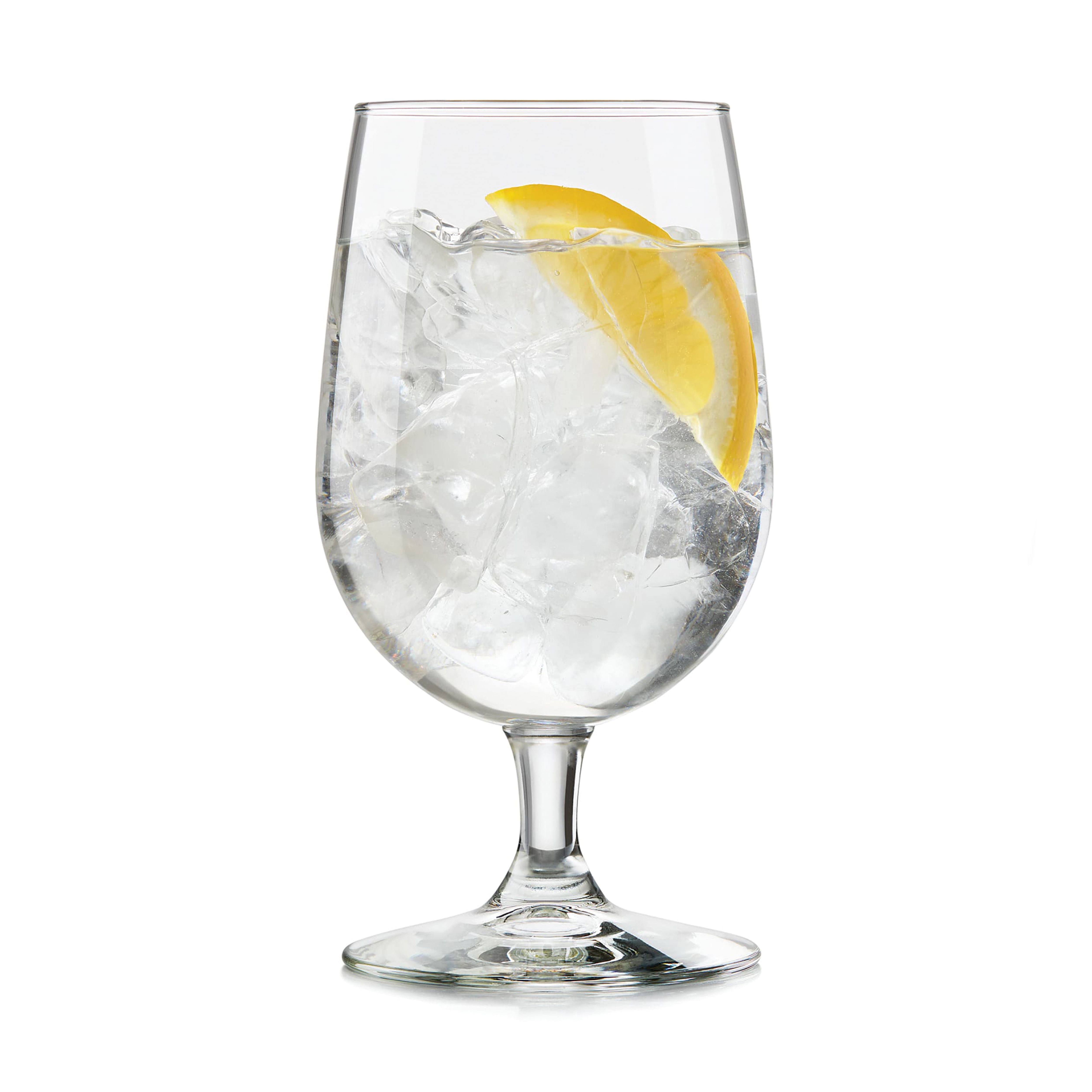 Libbey 16-ounce Goblet Glasses for Drinking Water & Juice, Set of 6 ...