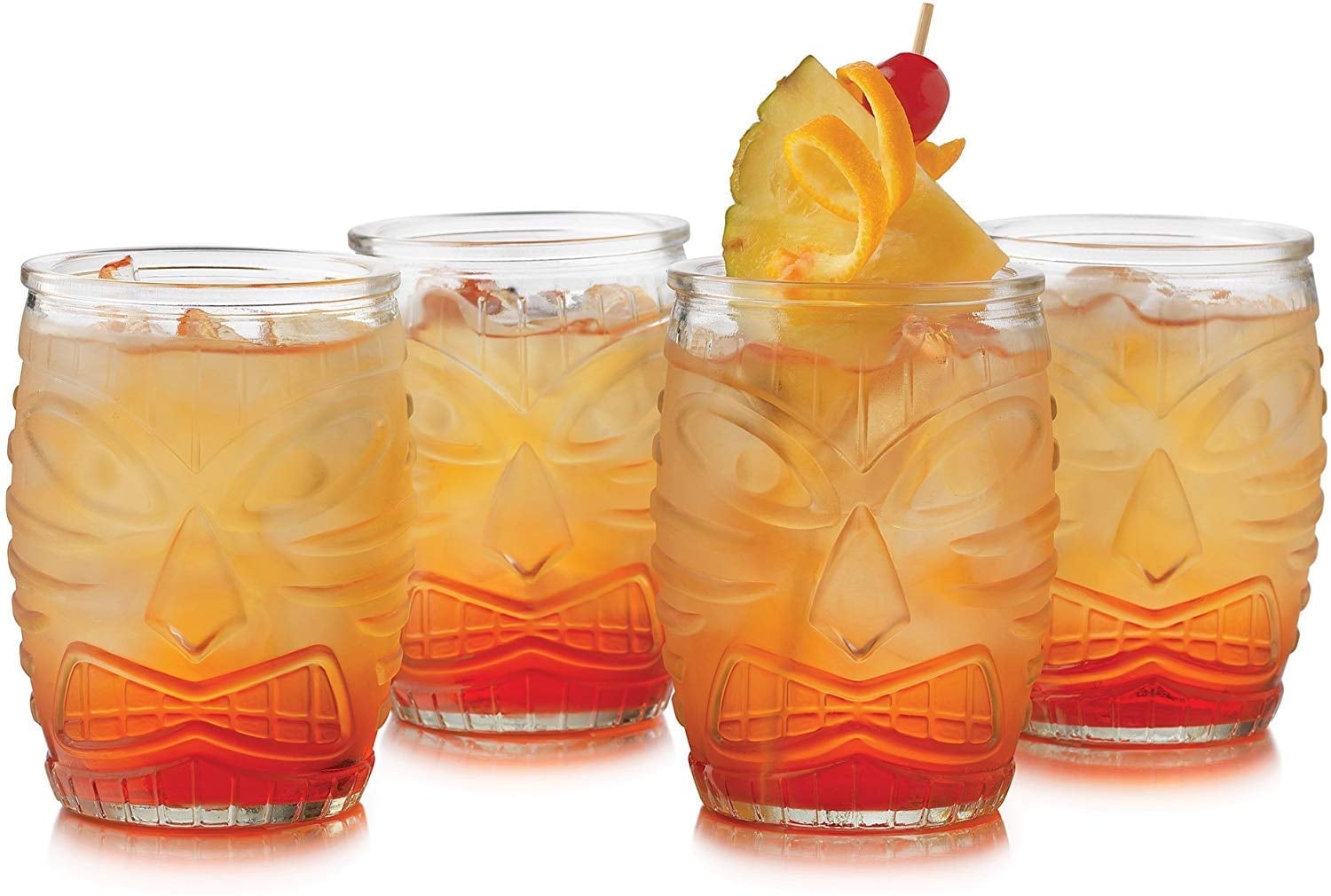 Libbey Glassware - 16 oz Tiki Old Fashioned Cocktail Glasses, Set of 4 ...