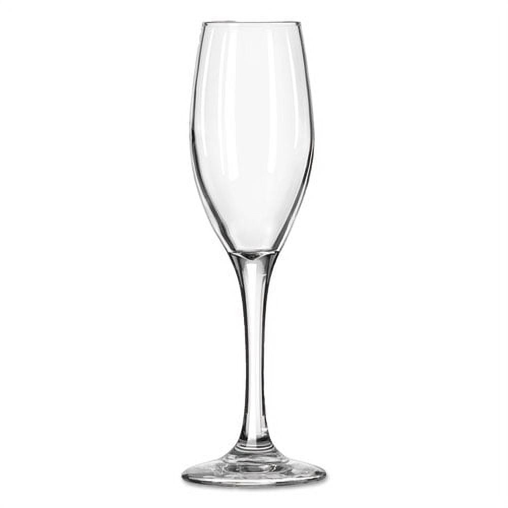 Libbey Perception Glass Stemware 5 3/4 oz Clear Champagne Flute 12 ...