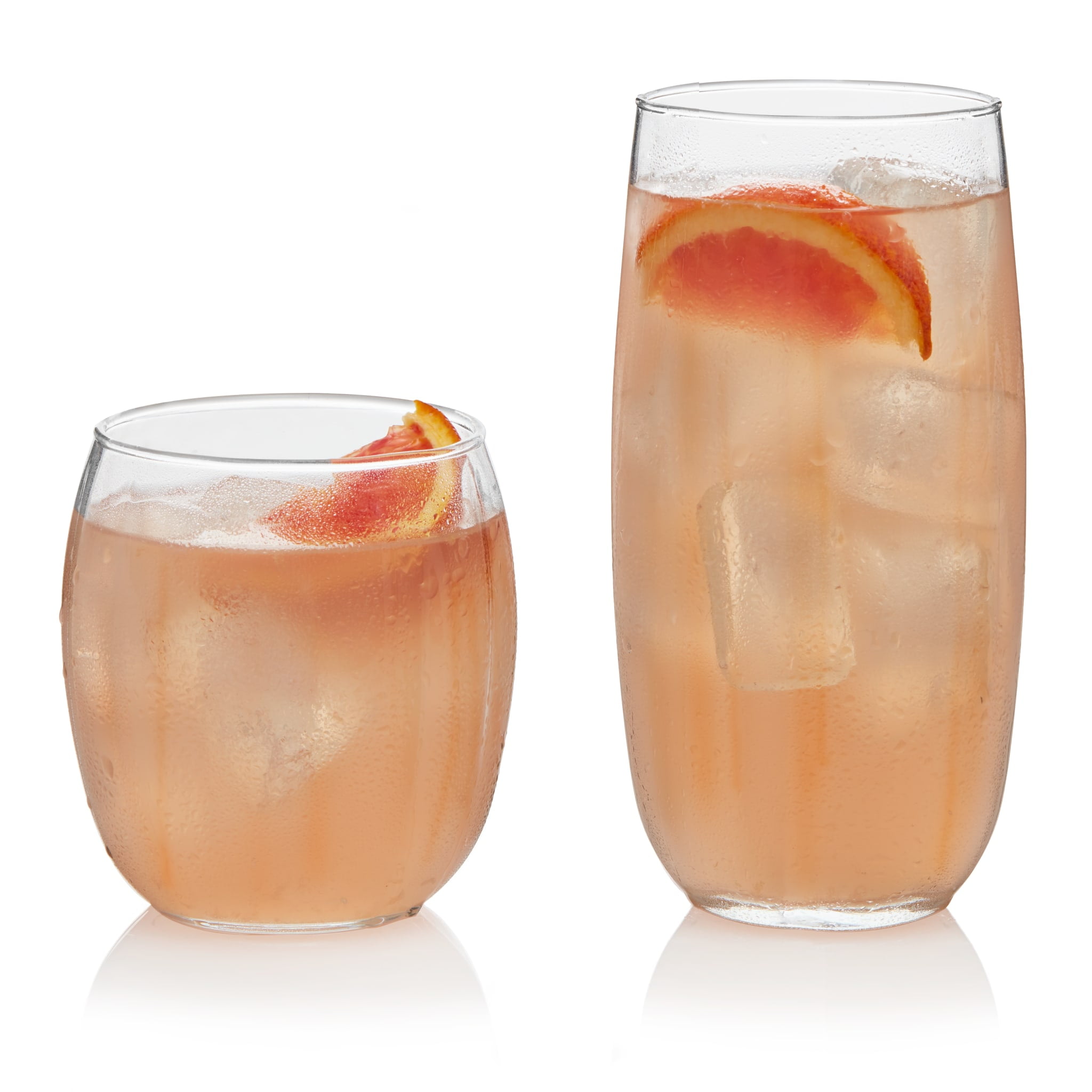 Libbey Samba 16-Piece Drinkware Glassware Set, Dishwasher Safe, for ...