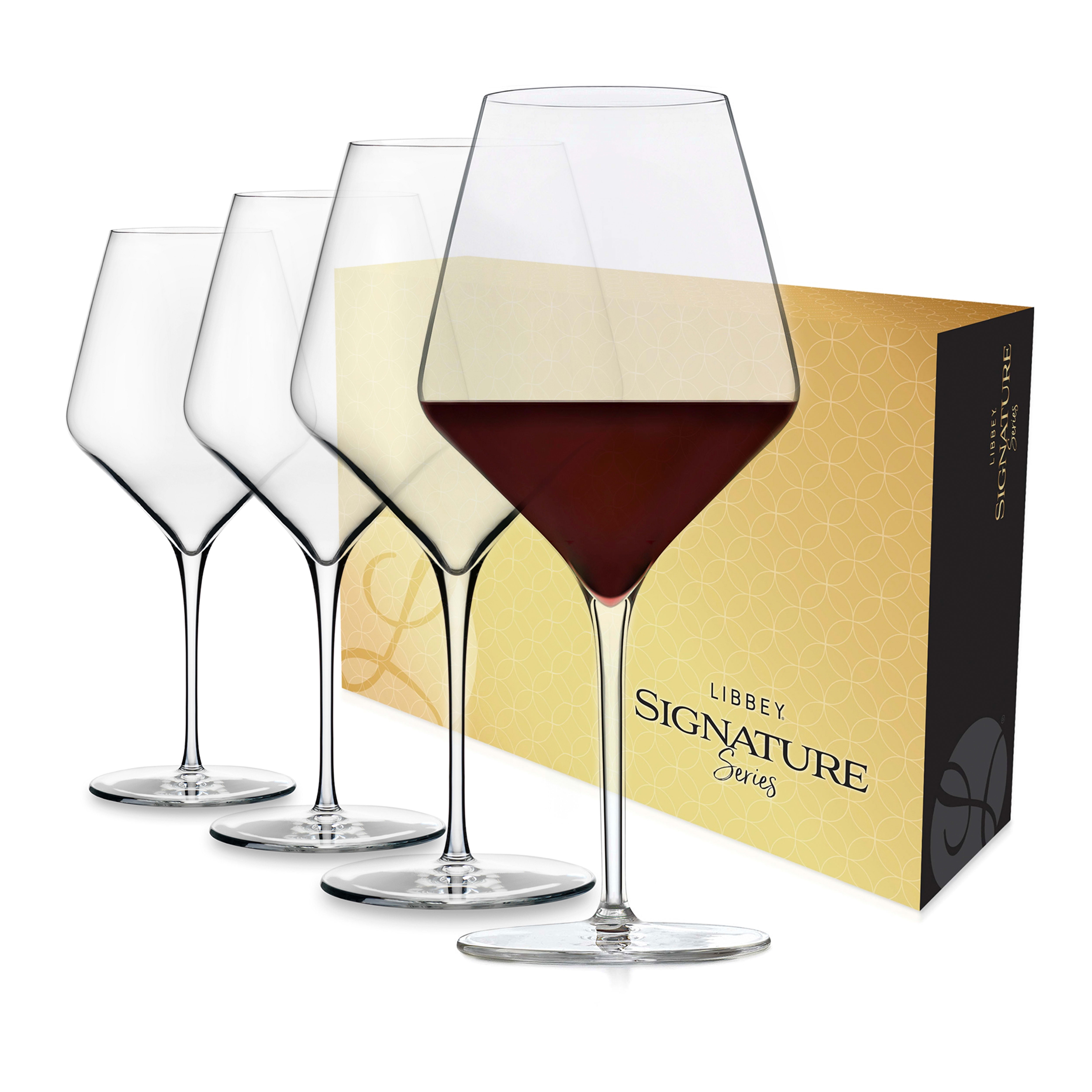 Libbey Signature Greenwich Red Wine Gift Set of 4, 24-ounce - Walmart.com