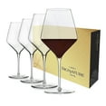 Libbey Signature Greenwich Wine Glass Gift Set, 24 Oz Angular Red Wine ...