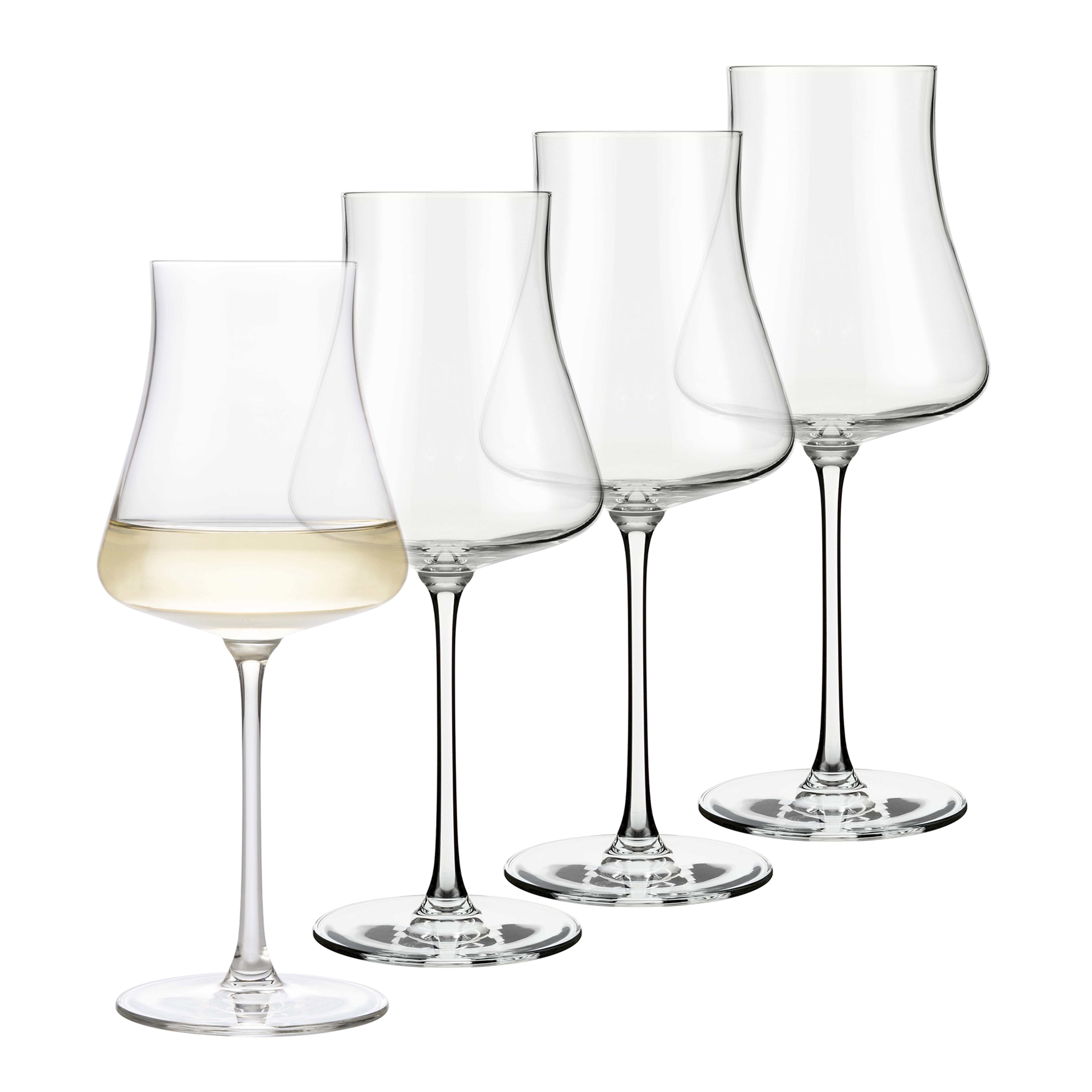 Libbey Signature Stratford All Purpose Wine Glasses Set of 4, 16 oz ...