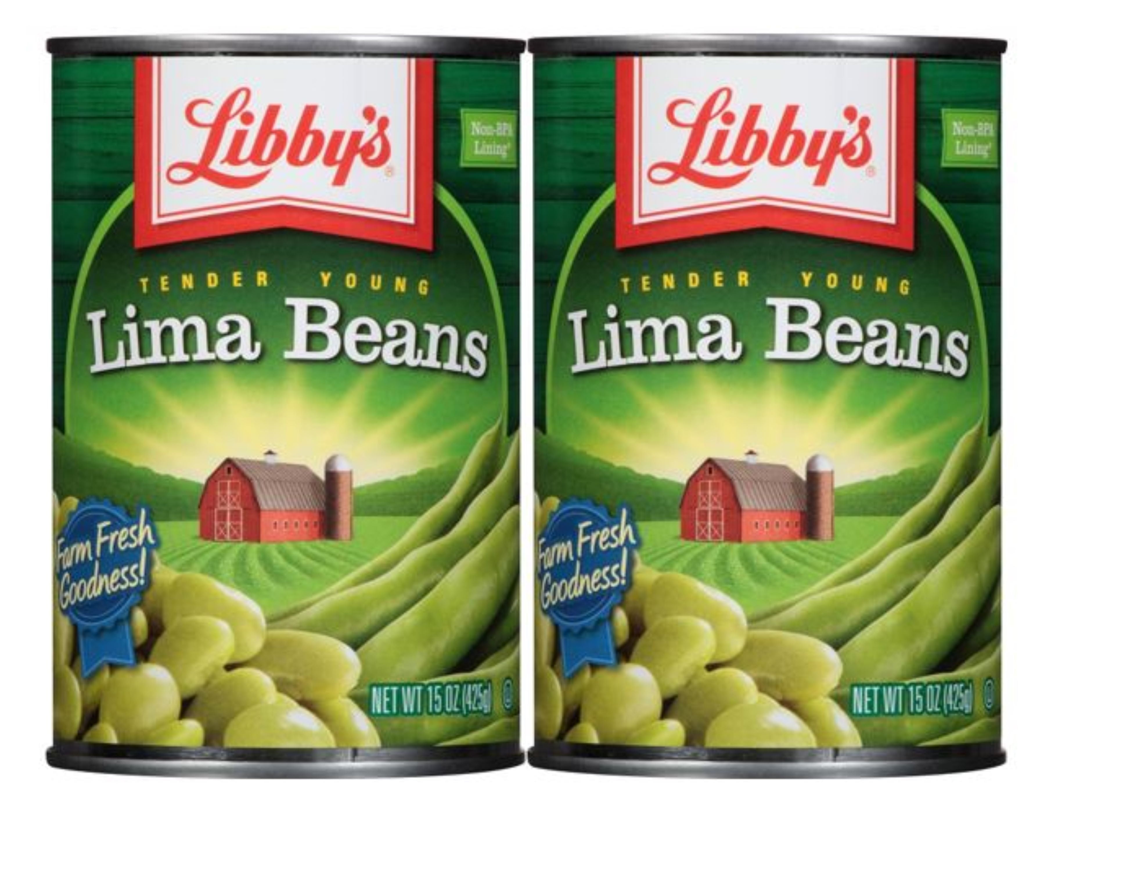 Libby's Lima Beans, 15 oz, Pack of 2 - Walmart.com