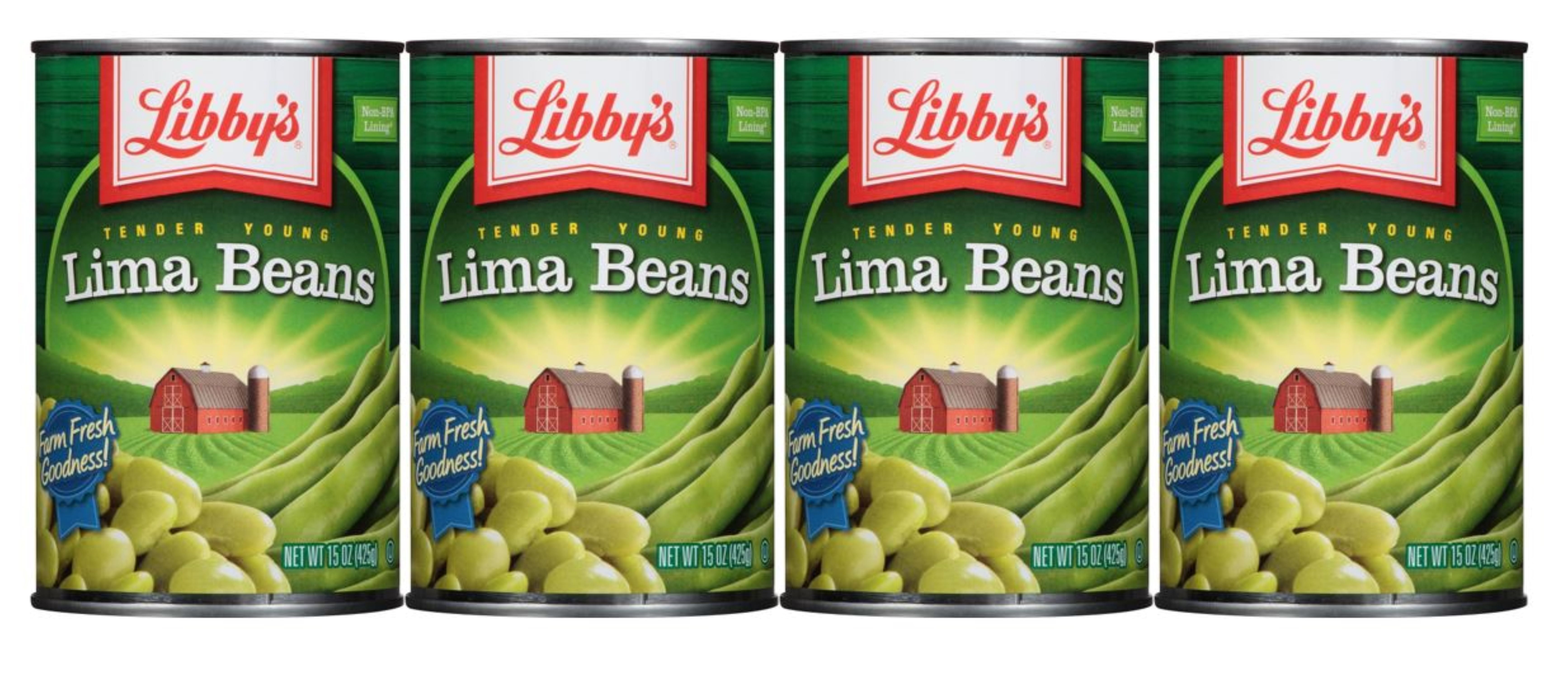 Libby's 15oz Canned Lima Beans, Pack of 4 - Walmart.com