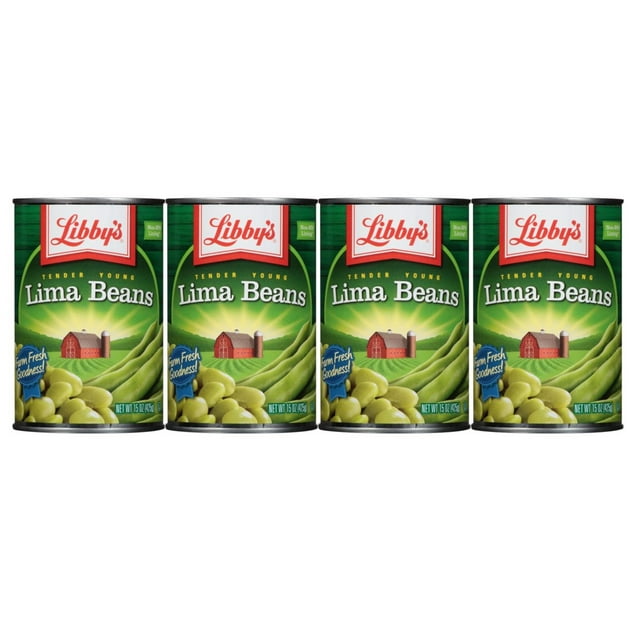 Libby's 15oz Canned Lima Beans, Pack of 4 - Walmart.com