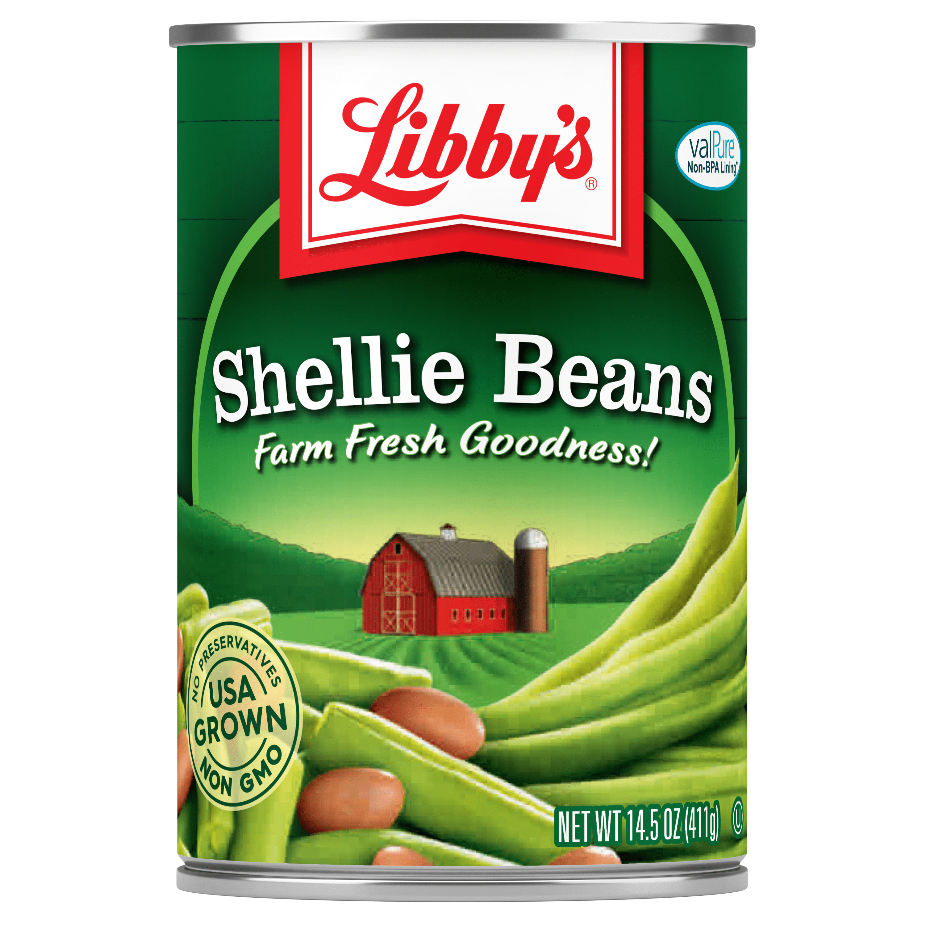 Libby's Canned Shellie Green Beans, 14.5 oz - Walmart.com