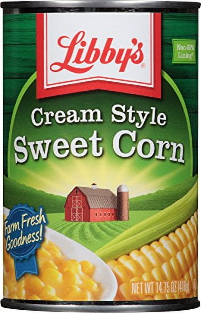 Libby's Fancy Cream Style Corn, 14.75 oz Can, Case of 24 - Walmart.com