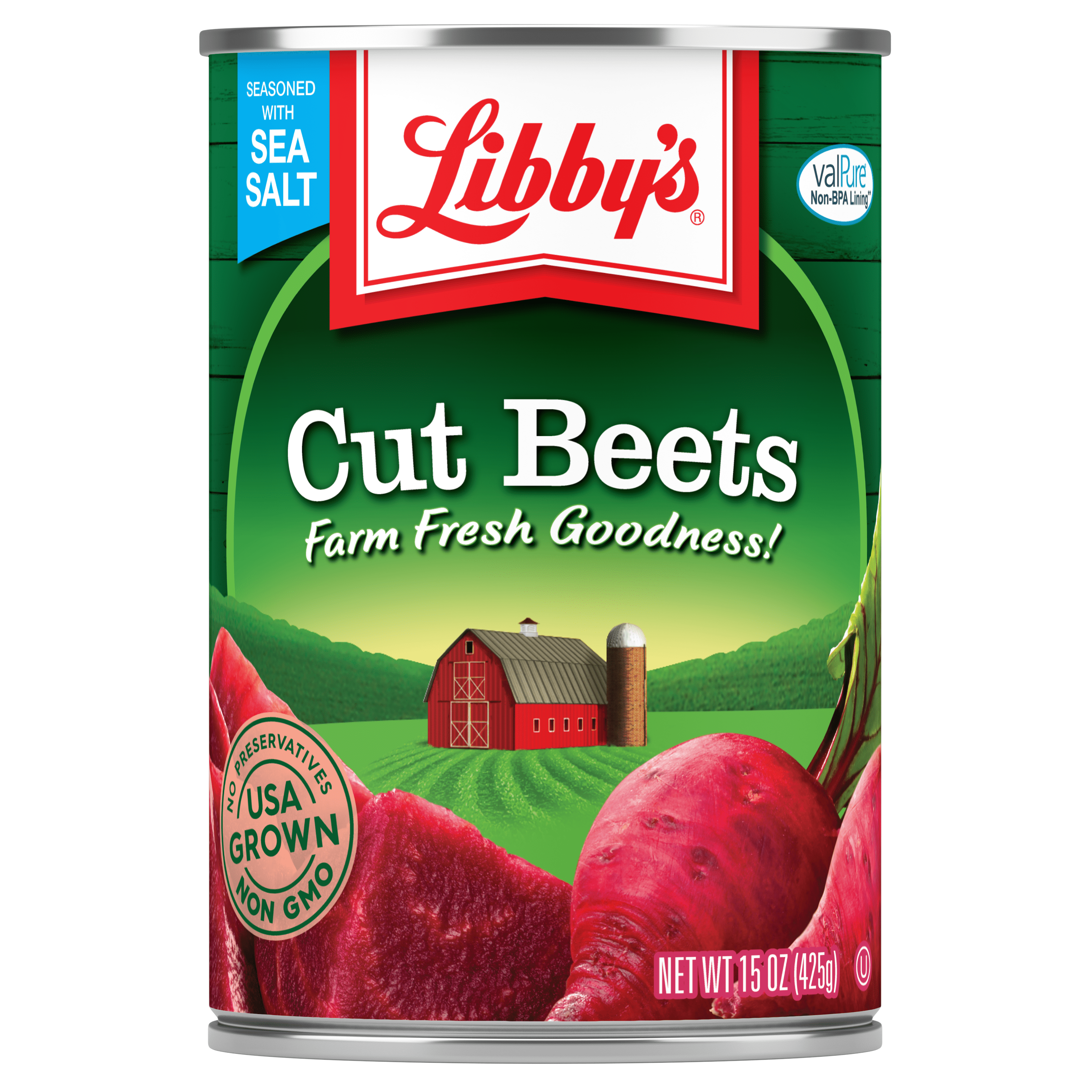 Libby's Fresh Cut Beets with Salt, 15 oz - Groceries - Walmart.com