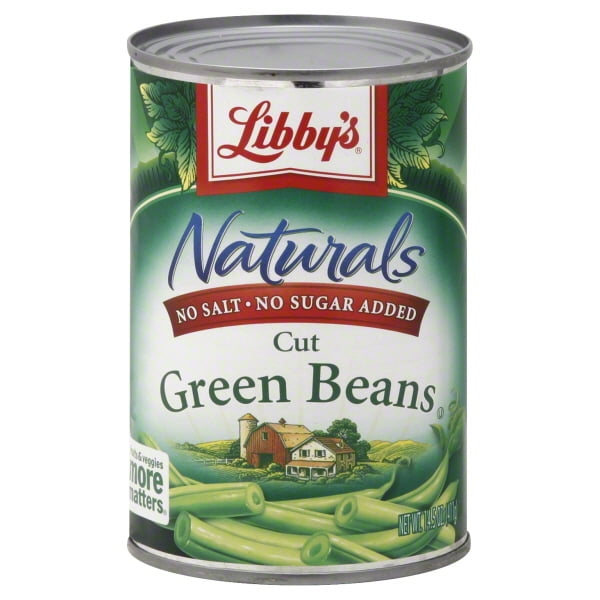 Libby's Natural Canned Cut Green Beans, 14.5 oz - Walmart Business Supplies