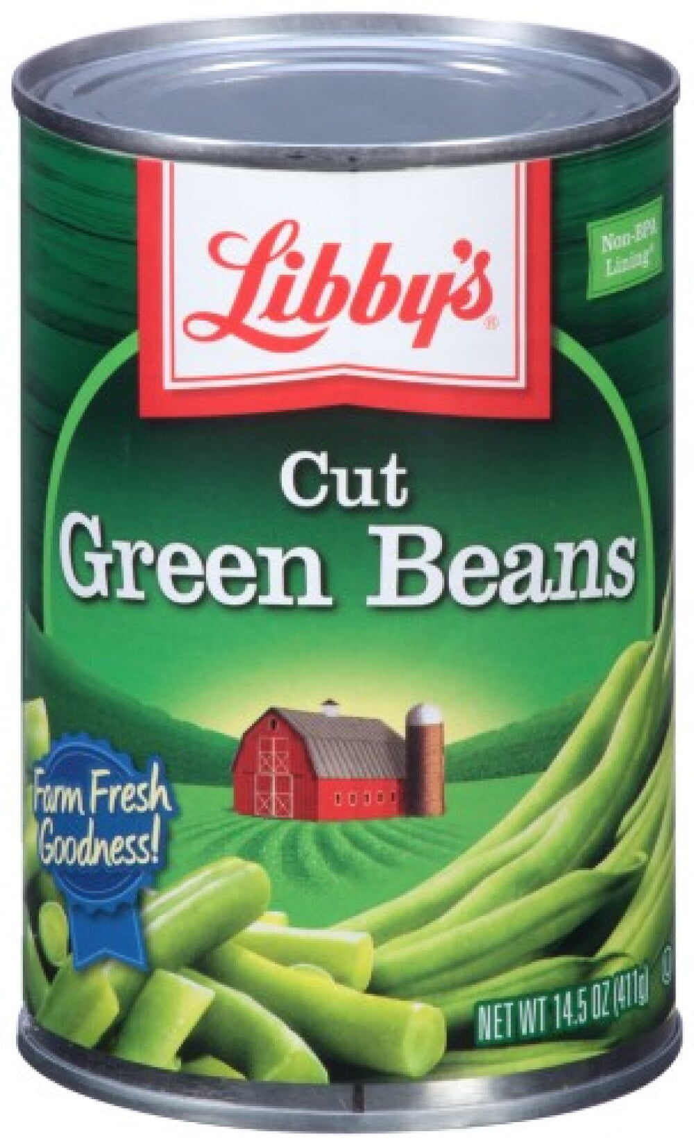Libby's Cut Green Beans 14.5 oz can (Pack of 16) - Walmart.com
