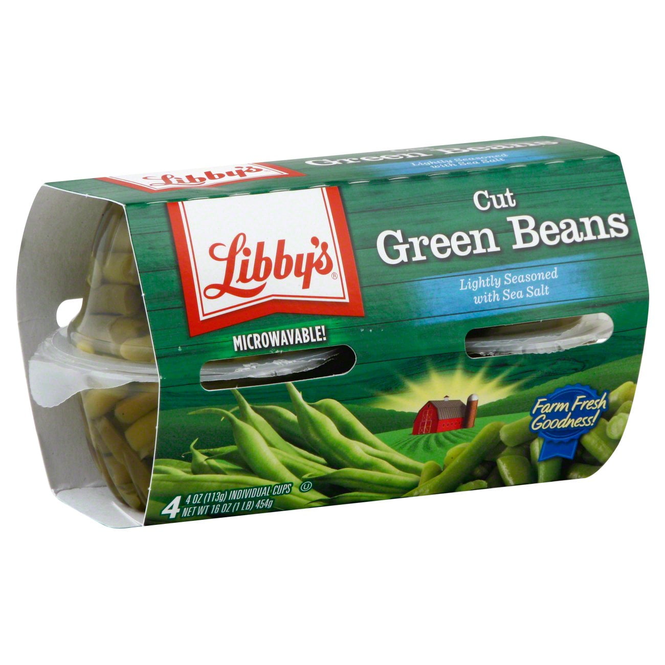 Libby's Cut Green Beans Cups - 4 oz (Packaging May Vary) - Walmart.com