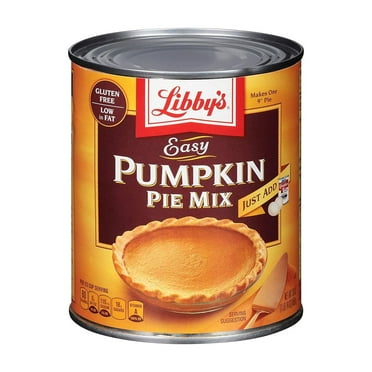Libby's 100% Pure Canned Whole Pumpkin Mix All Natural No Preservatives, 15 oz, 3.5 Servings ...
