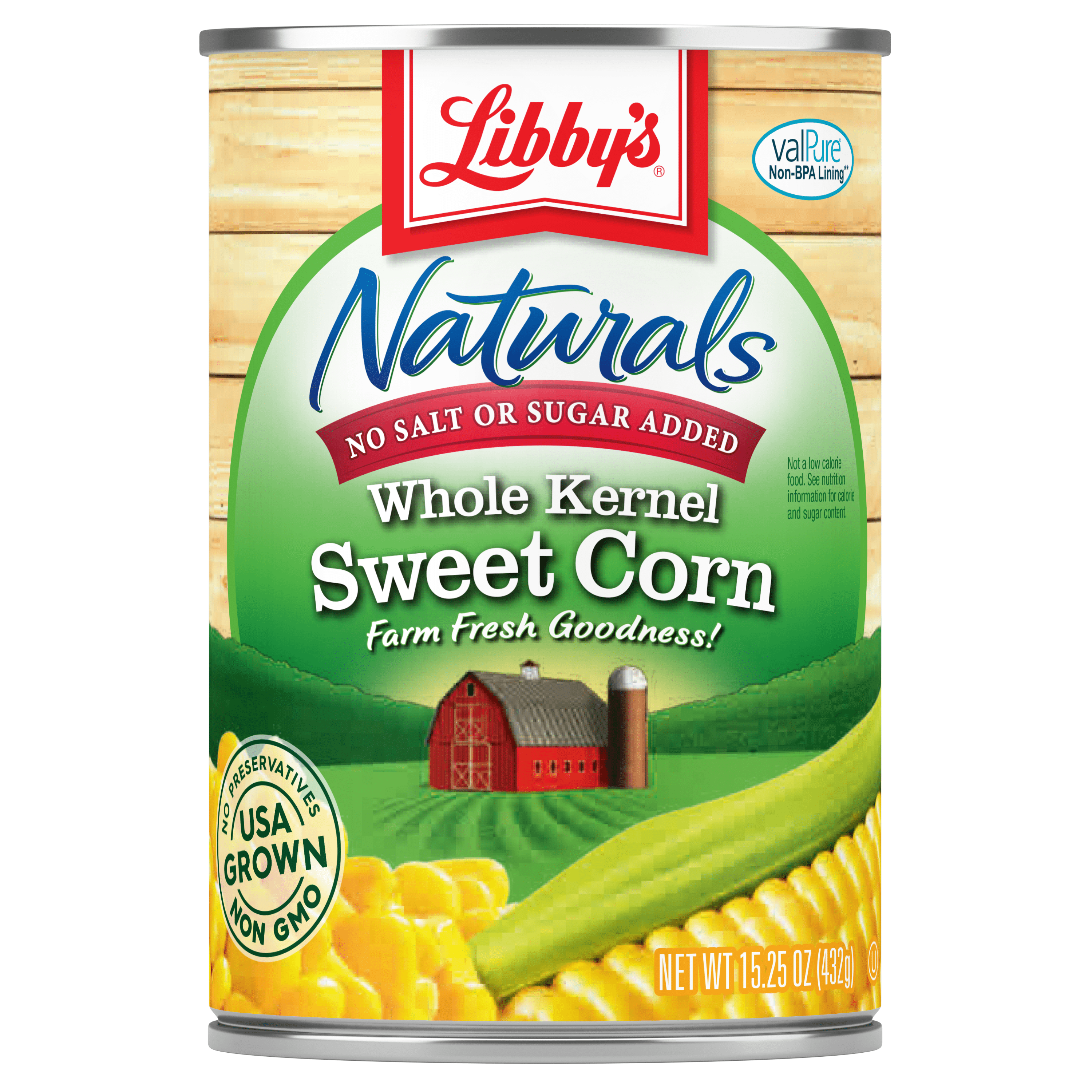 Libby's Naturals Canned Sweet Corn, 15.25 oz Can - Walmart.com