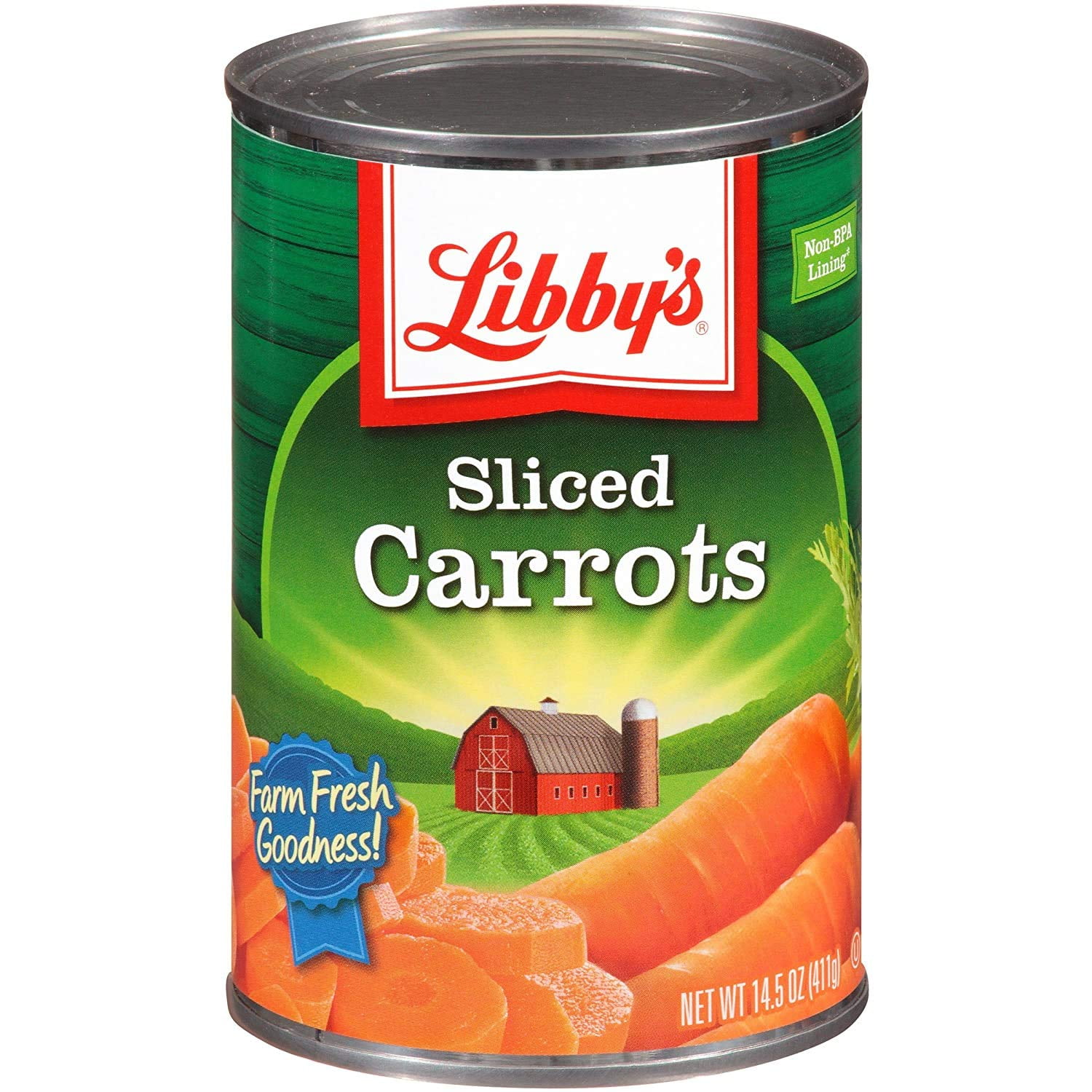 Libby's Sliced Carrots, 14.5 oz Pack of 4, Canned Vegetable - Walmart.com