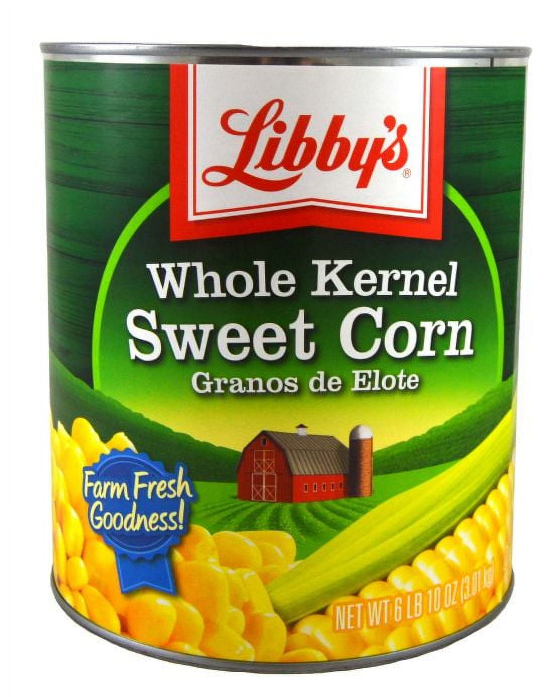 Libbys Low Sodium Whole Kernel Sweet Corn 106 oz (PACK OF 6) - Walmart.com