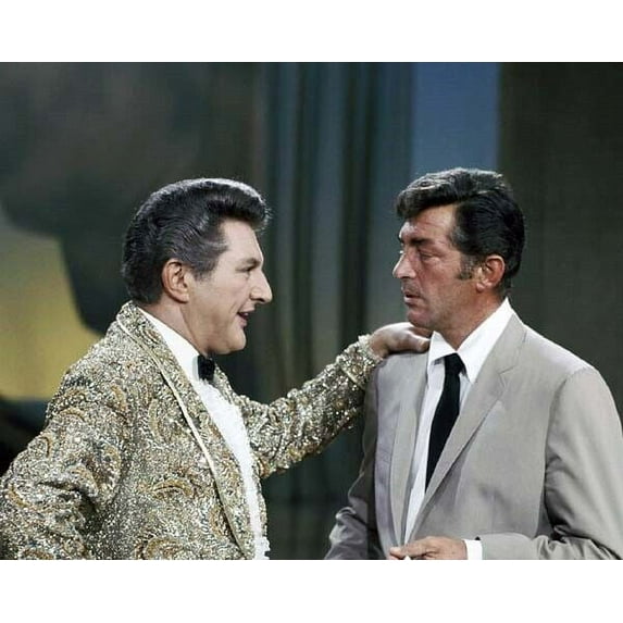 Liberace in gold jacket appears on The Dean Martin Show 1960's 24x36 ...