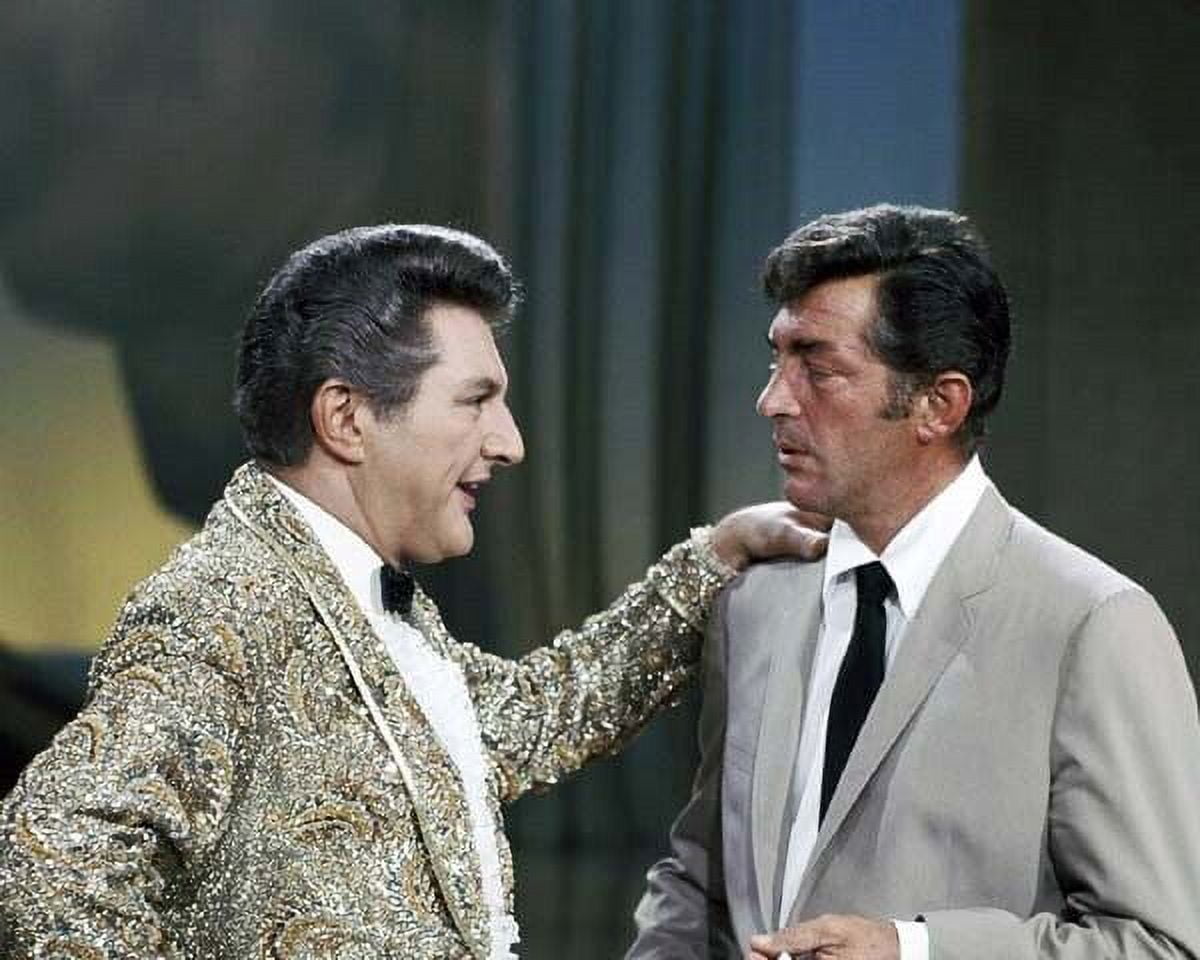 Liberace in gold jacket appears on The Dean Martin Show 1960's 8x10 ...