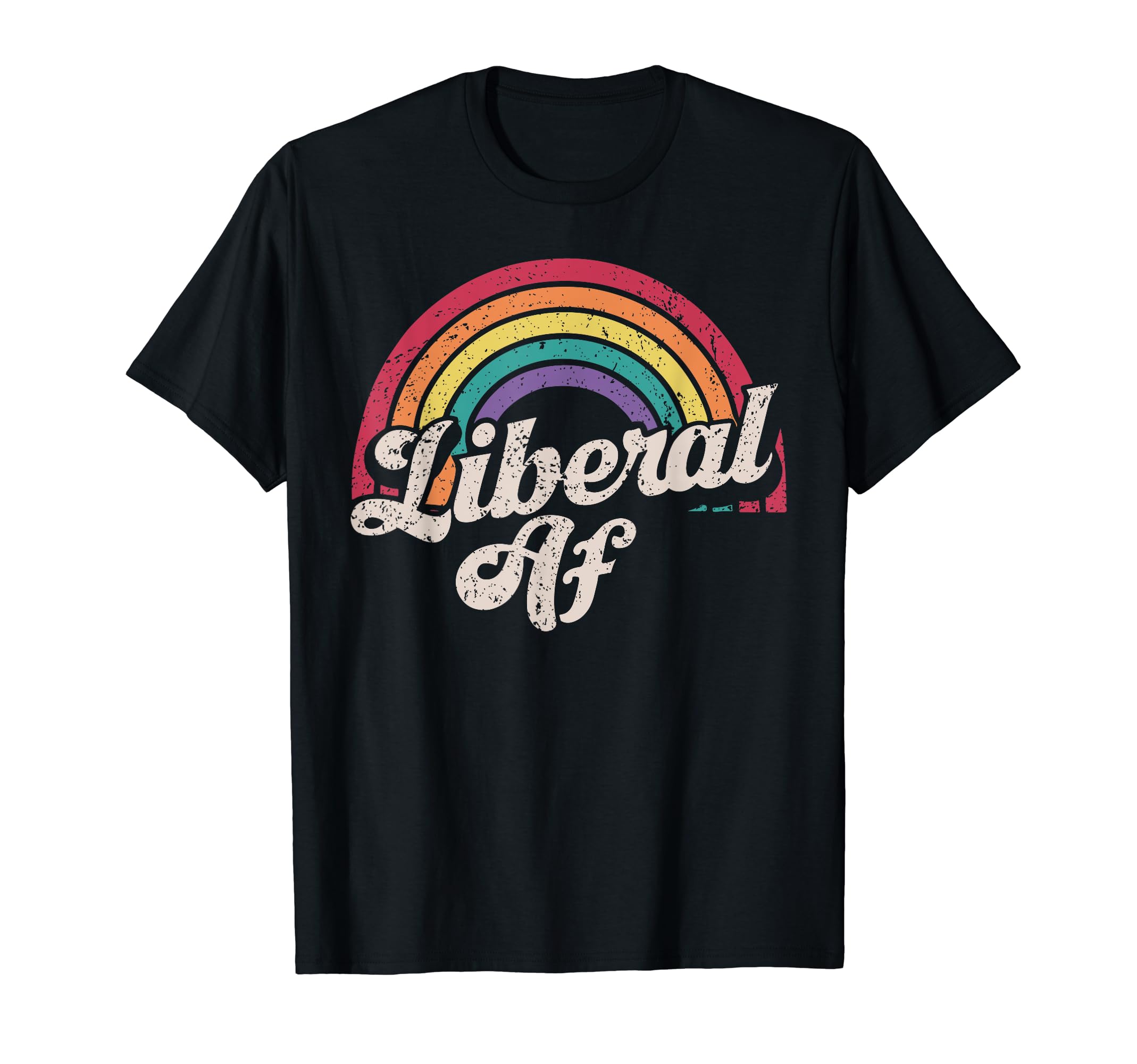 Liberal AF Funny Political Democrat Democratic Party Woke T-Shirt ...