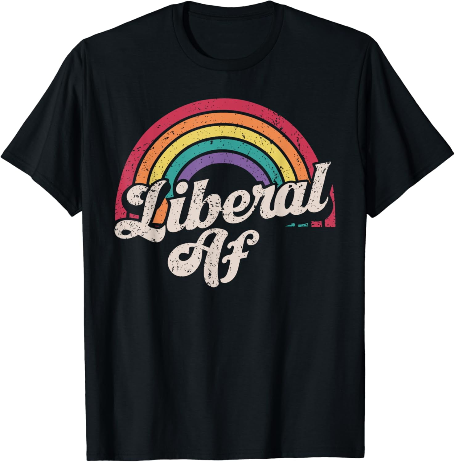 Liberal AF Funny Political Democrat Democratic Party Woke T-Shirt ...