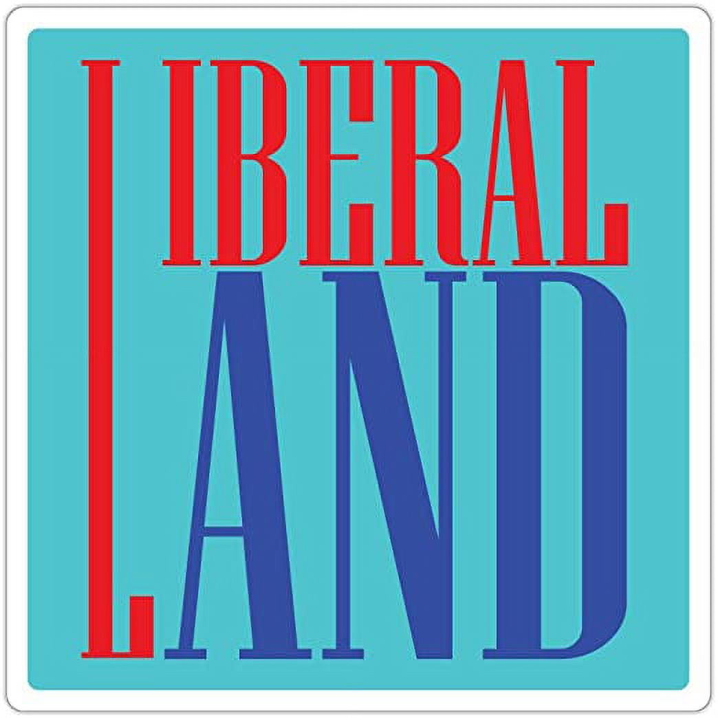 Liberal Land San Francisco Bay Area Liberals Democrats Leftist 3M Vinyl ...