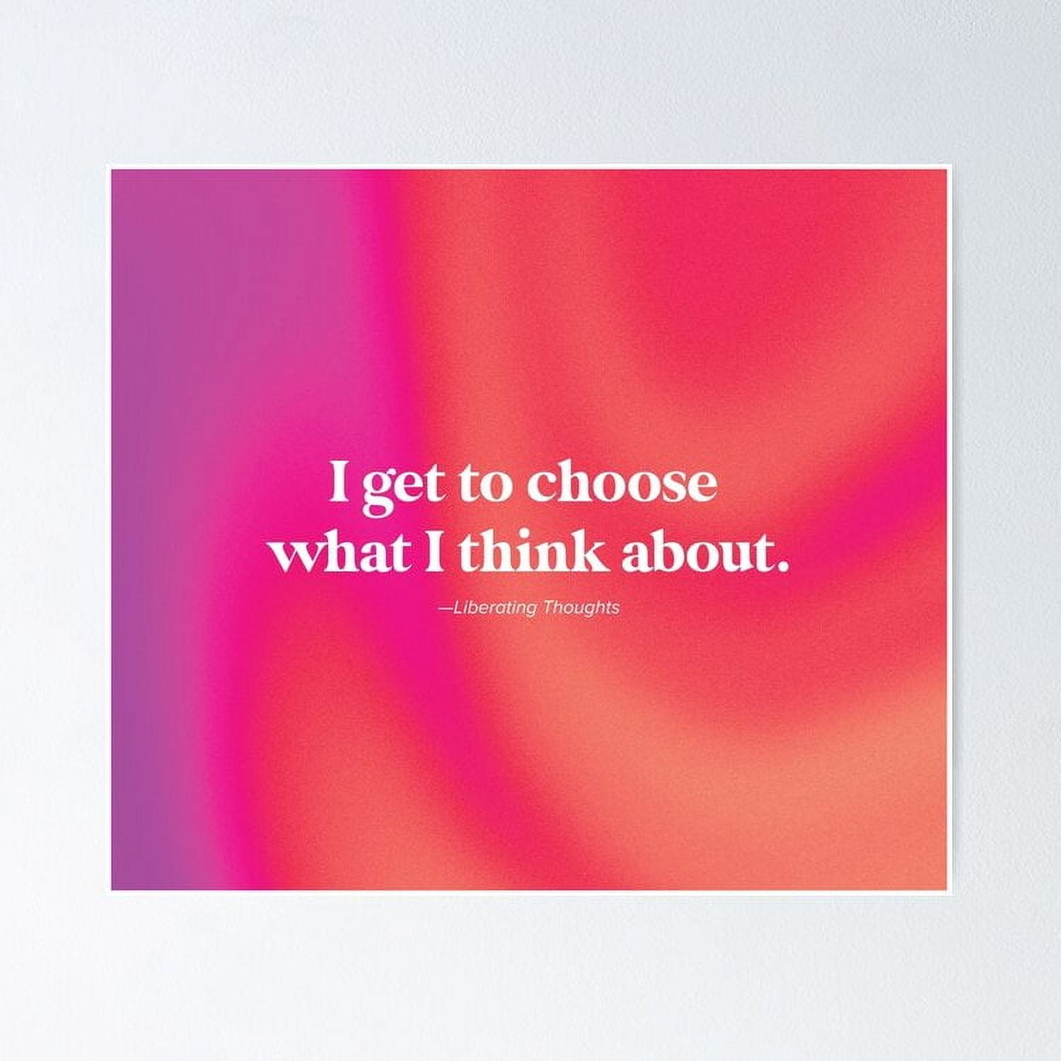 Liberating Thoughts #1 UNFRAMED Poster, 12x18 - Walmart.com