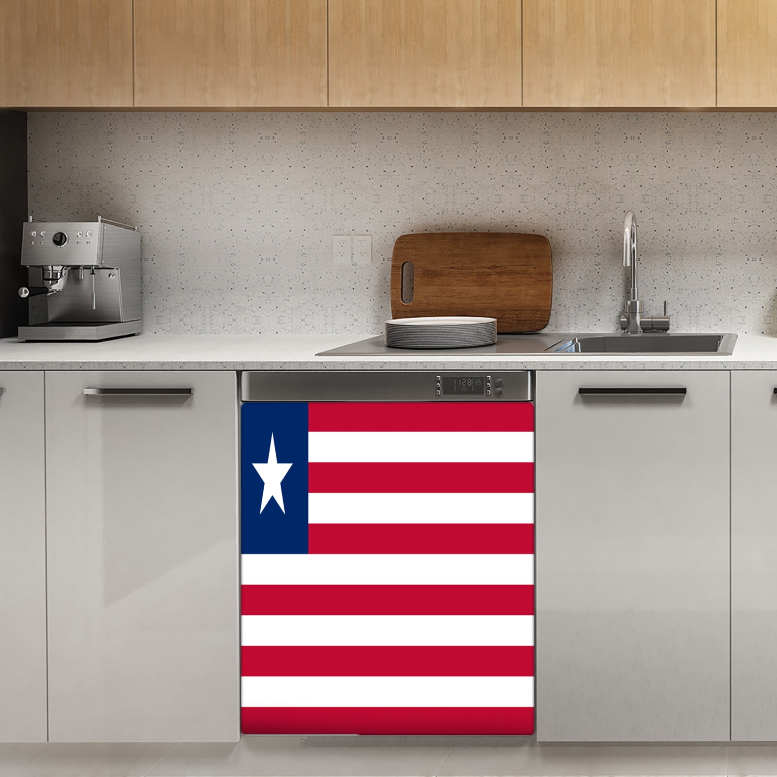 Liberia National Country Flag Dishwasher Magnet Cover Decorative ...