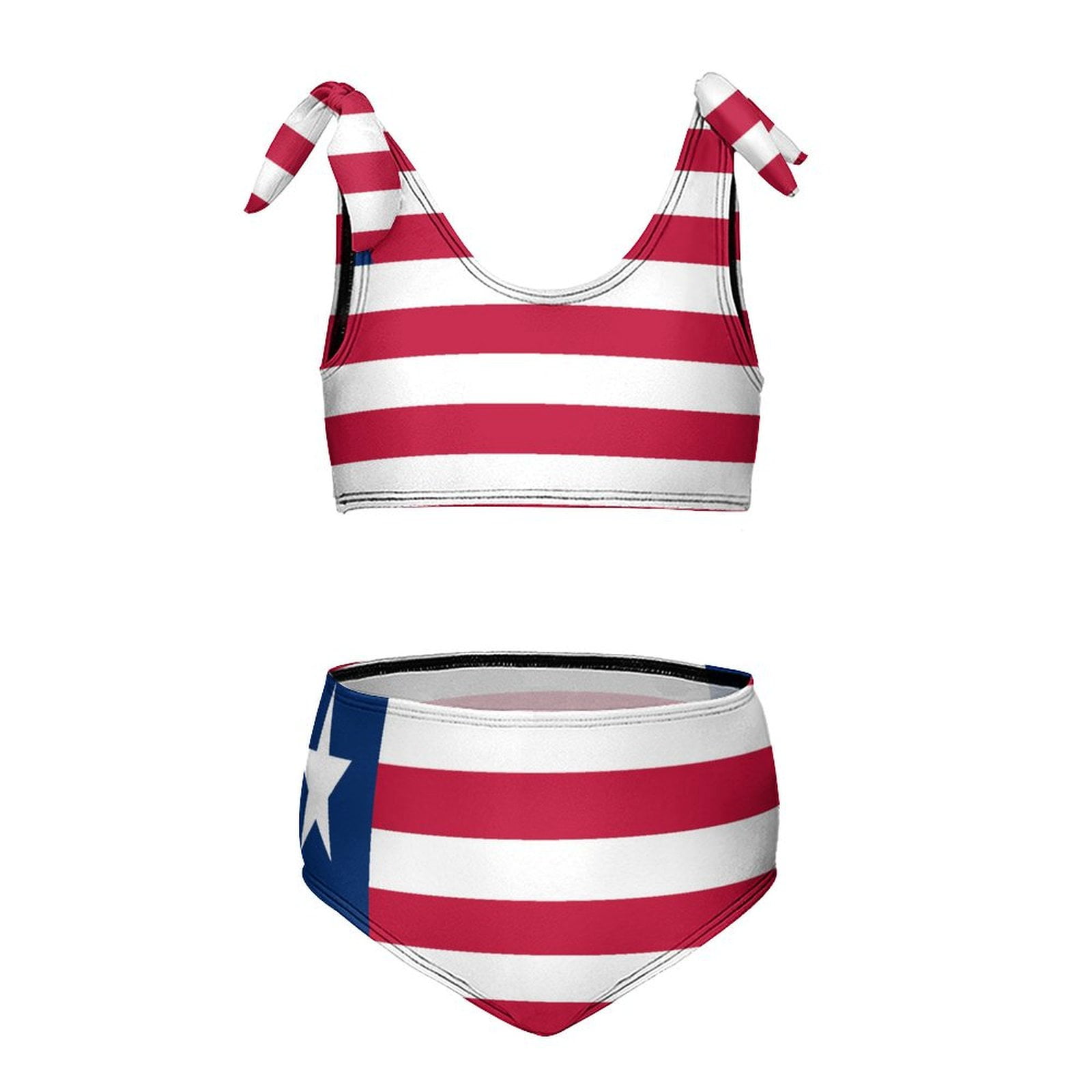 Liberia National Country Flag Girl's 2 Piece Bikini Set Beach Sport ...
