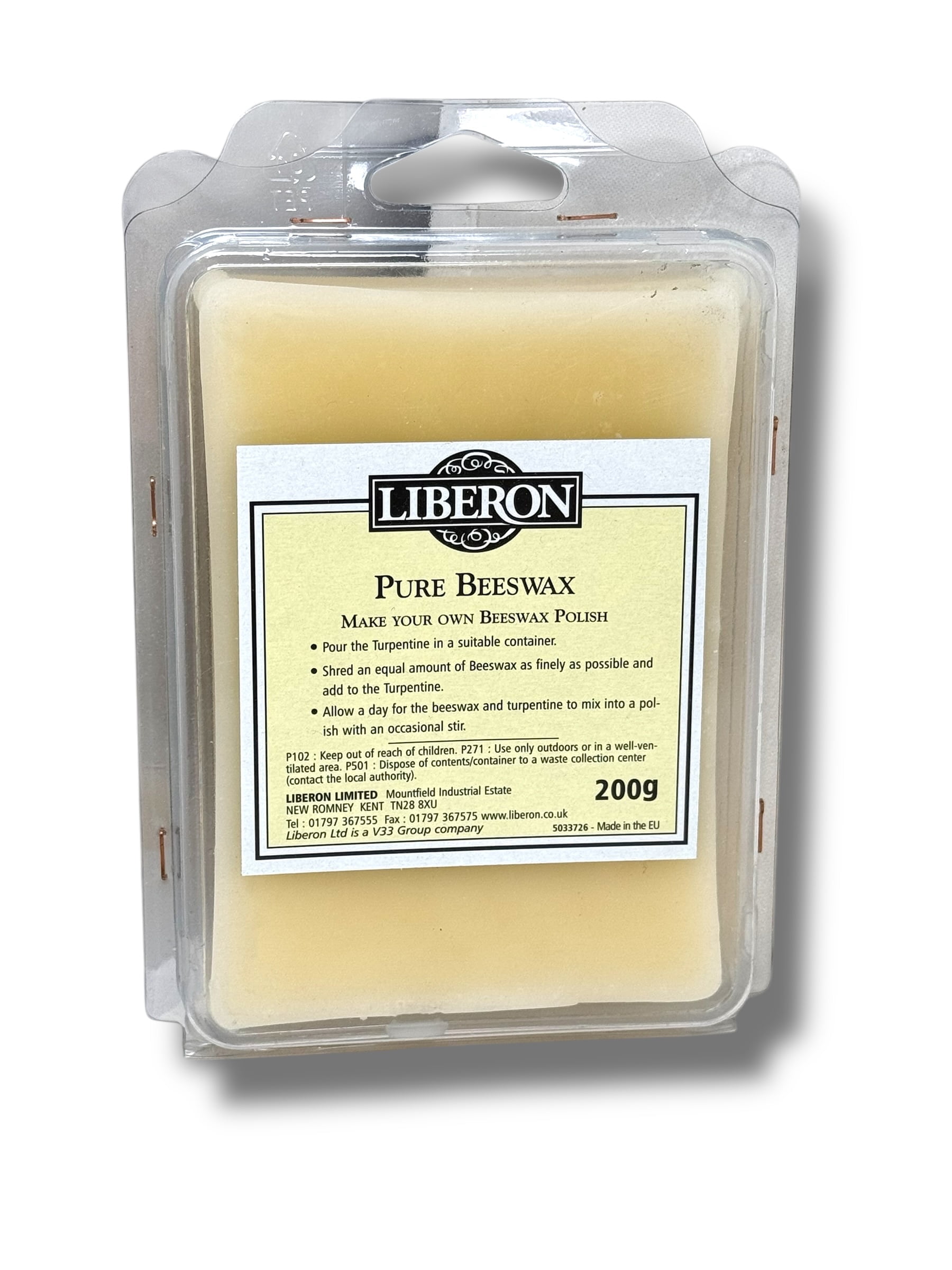 Liberon - Purified Beeswax ( 200g ) - Walmart.com