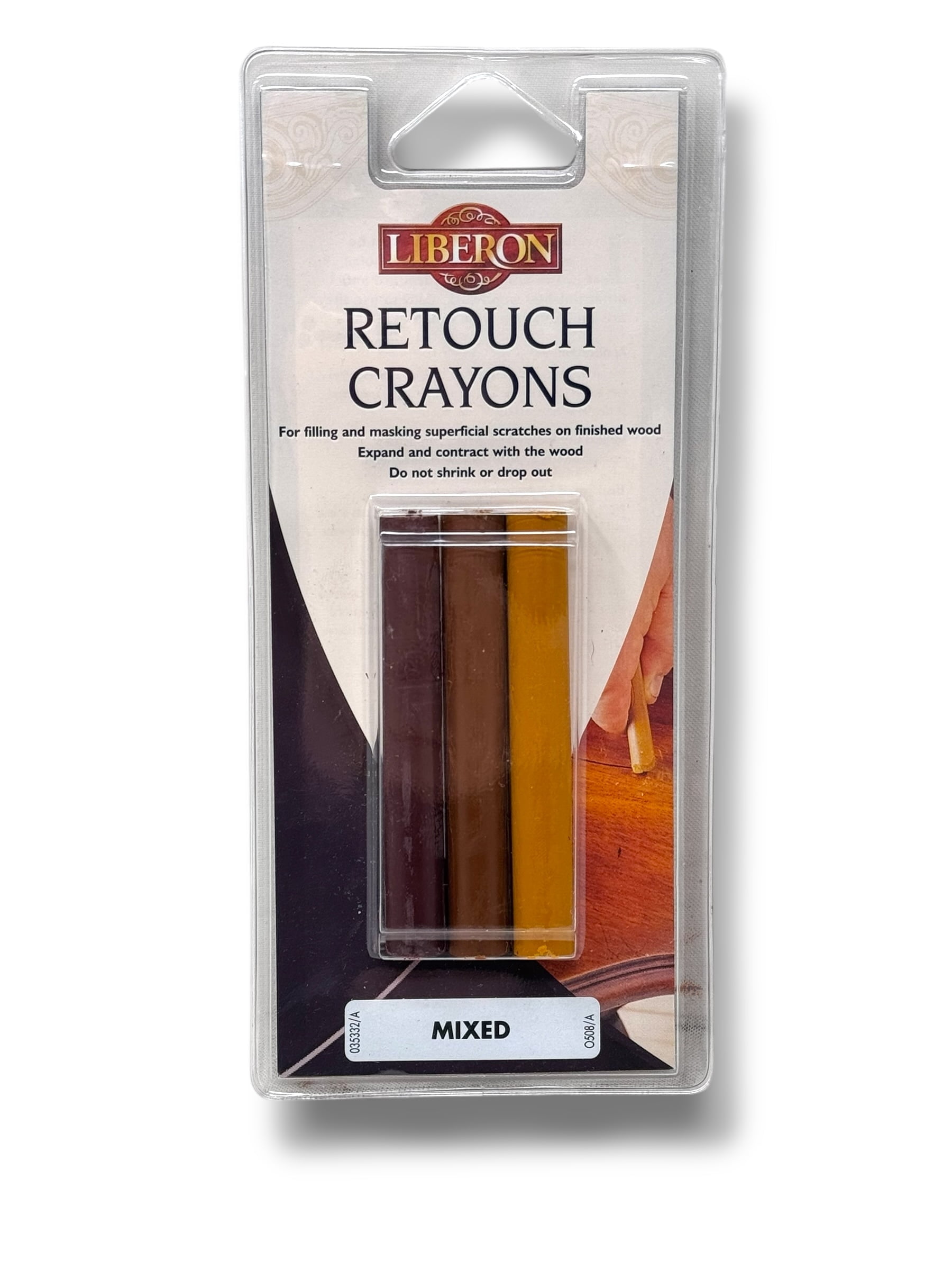 Liberon - Retouch Crayons: To Mask Superficial Scratches on Finished ...