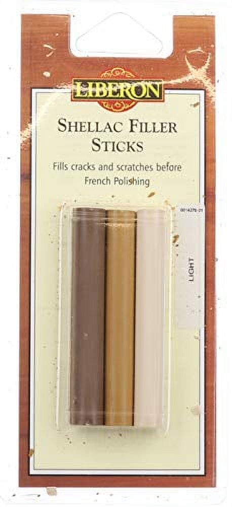 Liberon Shellac Filler Sticks Set of 3 (Light) - Walmart.com