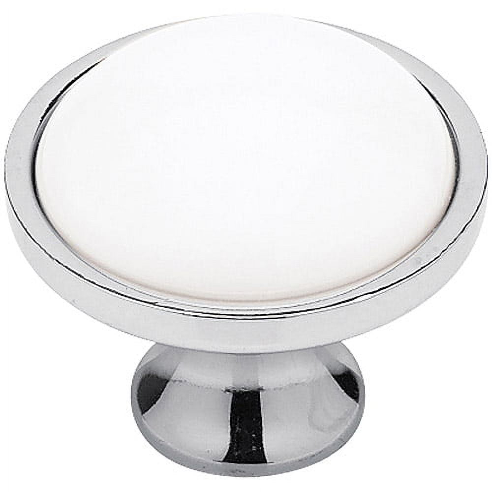 Brainerd Mfg Co/Liberty Hdw 68943 35mm Chrome/ White Insert Cabinet ...