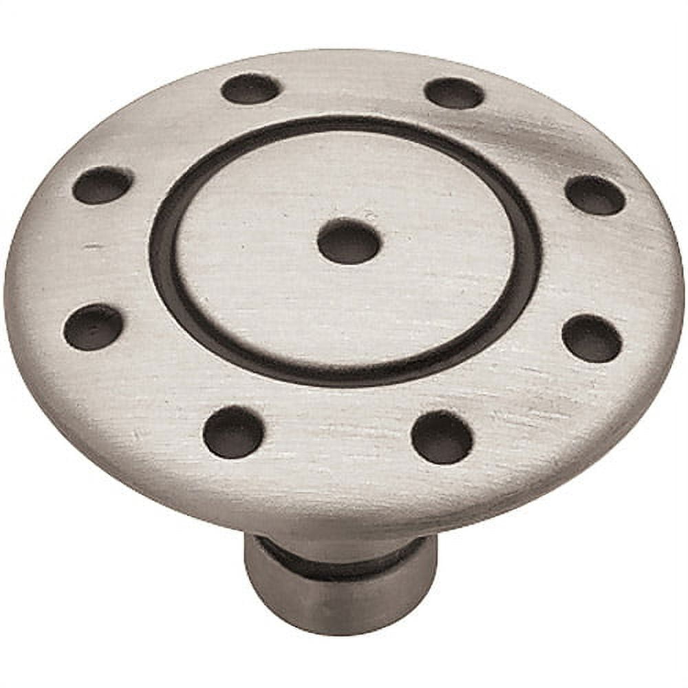 Liberty 35mm Flat Ring and Dot Knob, Brushed Satin Pewter - Walmart.com