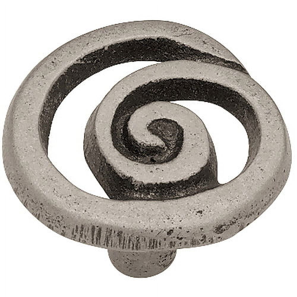 Liberty 35mm Single Swirl Knob, Pewter - Walmart.com