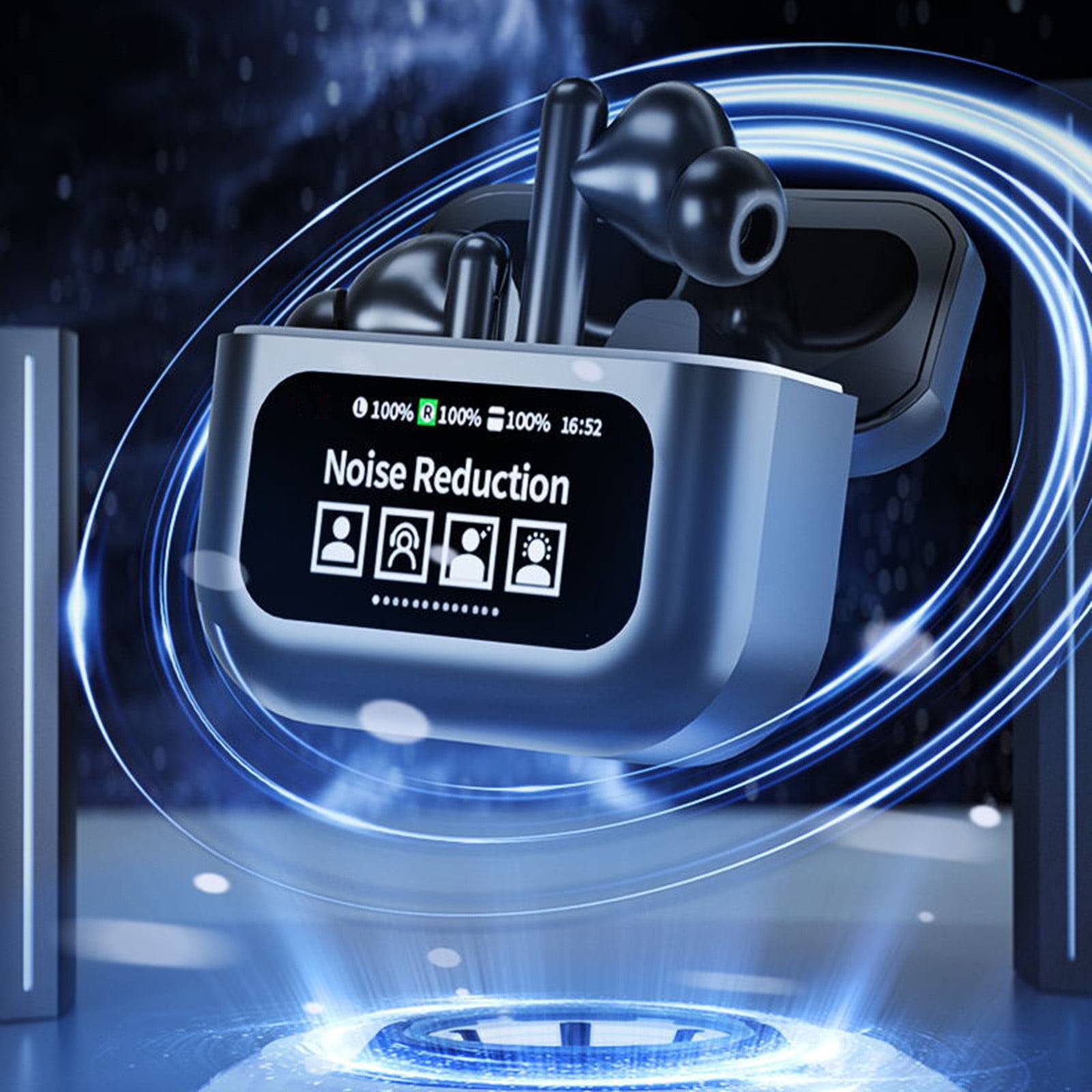 Liberty 4 Pro by Ruroz, Noise Cancelling Wireless Earbuds, 7-Sensor and ...