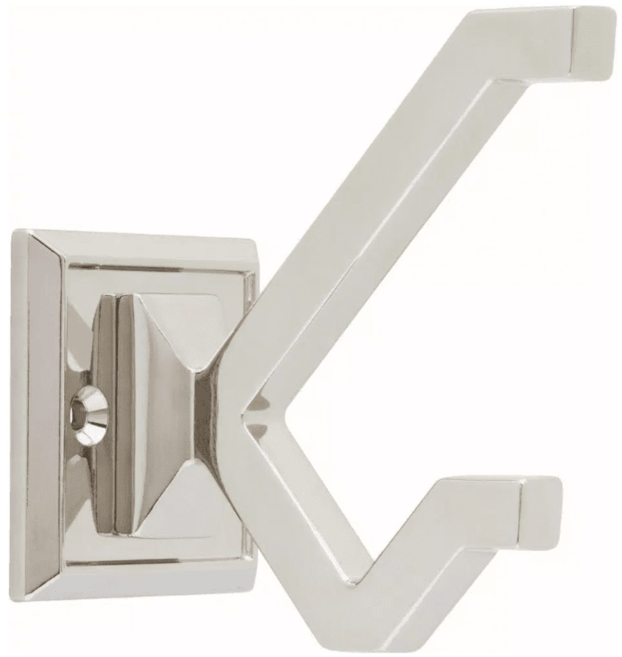 Liberty B38591-PN Modern Deco 2 1/8" Coat Hook Polished Nickel Finish ...