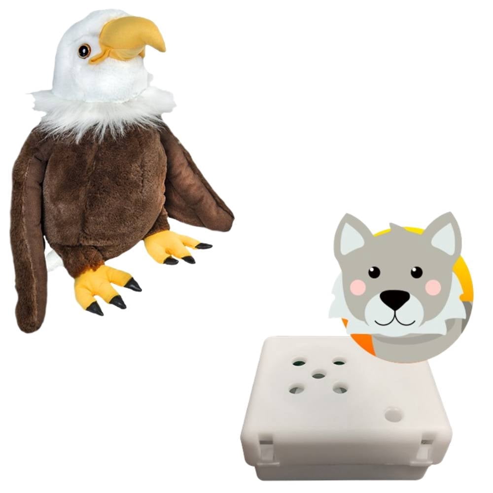 Liberty The Bald Eagle 16 inch with Purple Witch Hat – Spooky Cute ...