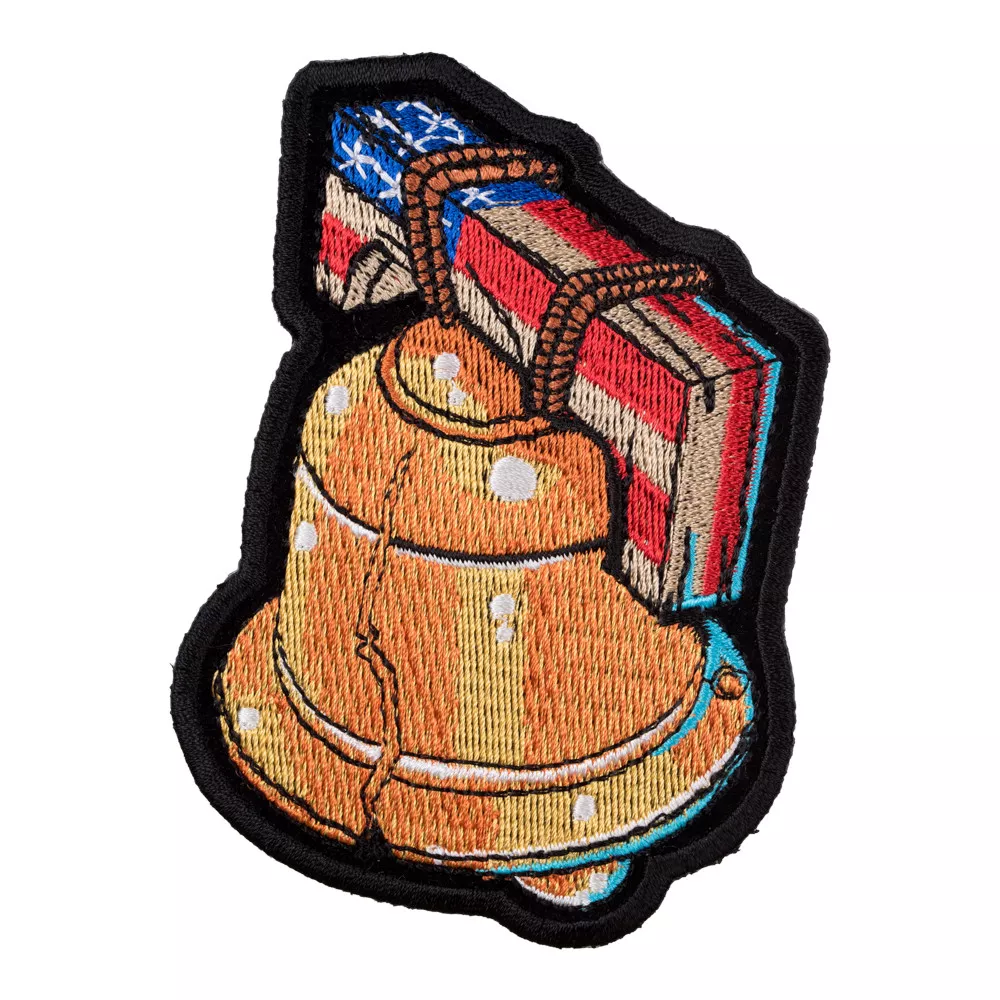 Liberty Bell American Flag Patch, Patriotic US Flag Patches - Walmart.com