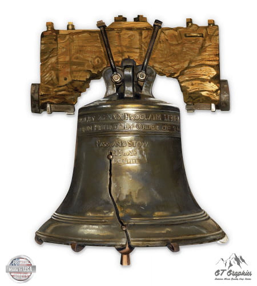 Liberty Bell American History Pride Patriotic Freedom - 8" Vinyl ...