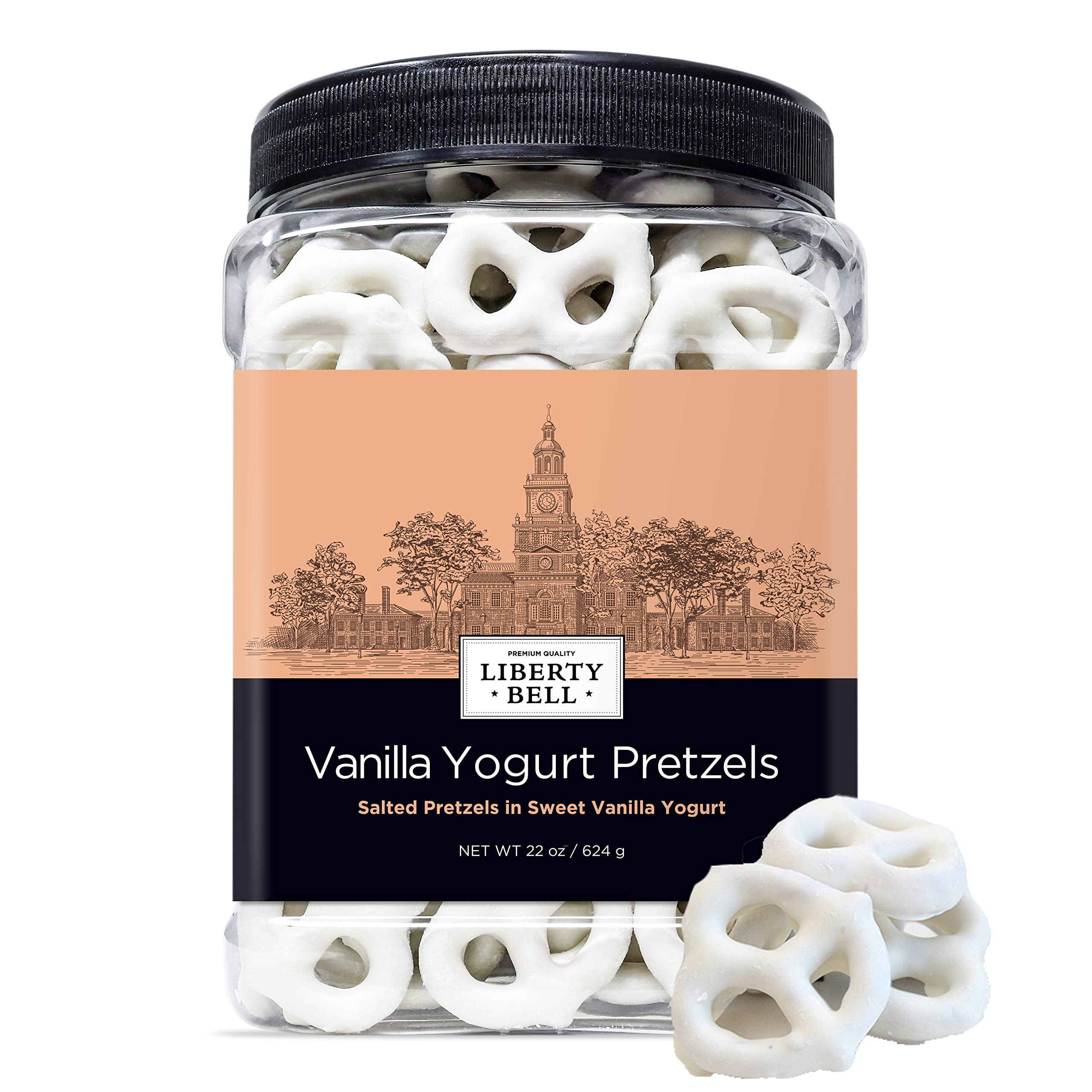 Liberty Bell Vanilla Yogurt CM31 Covered Mini Pretzels, Gourmet Sweet ...