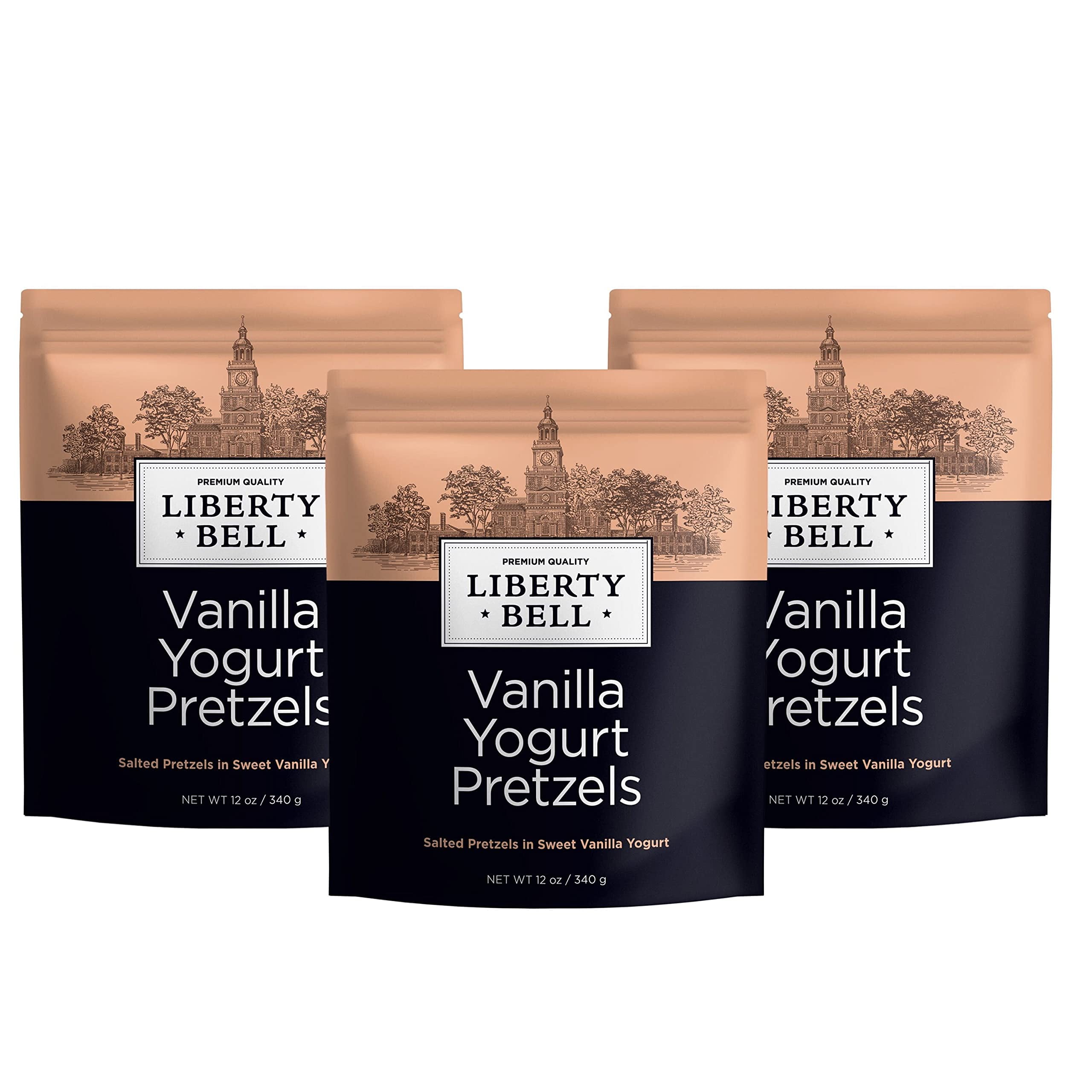 Liberty Bell Yogurt Covered Pretzels, Bite Size Pretzels Dipped in ...
