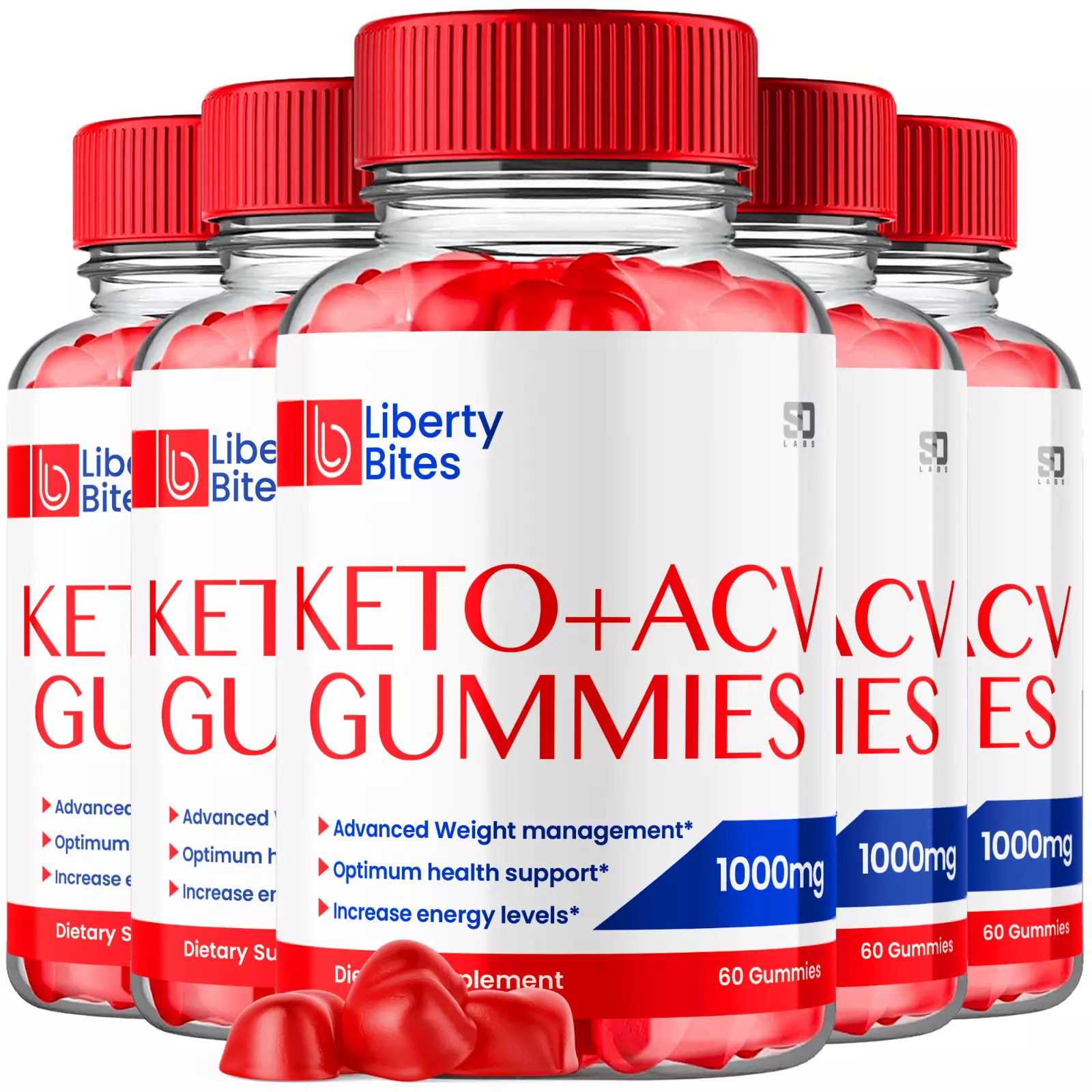 Liberty Bites - Keto ACV Gummies for a Balanced Lifestyle (5 Pack ...