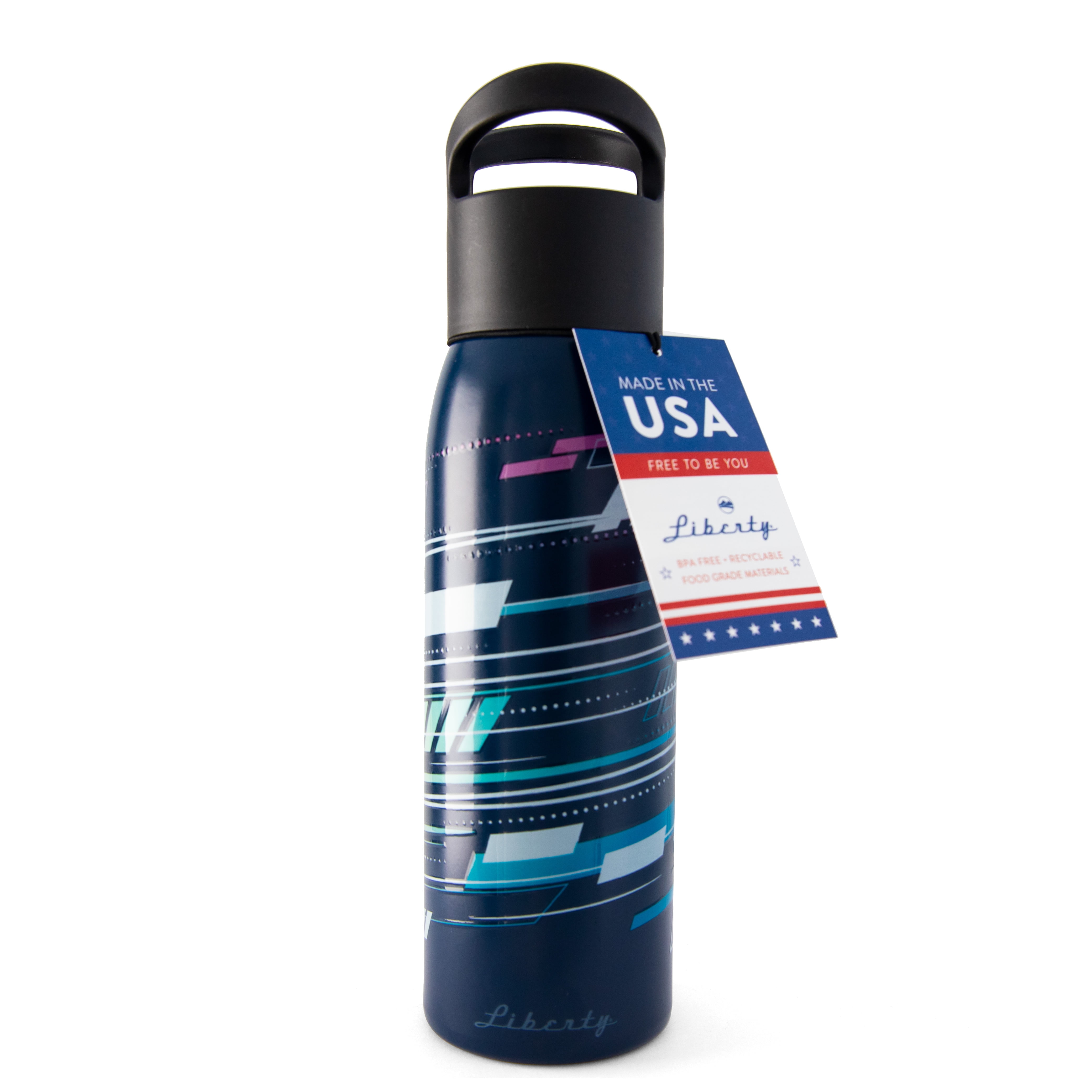 Liberty Bottles 24oz Recyclable Aluminum Water Bottle - Walmart.com