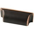 Liberty Bronze with Copper Highlights 3" Rectangular Bin Pull - Walmart.com