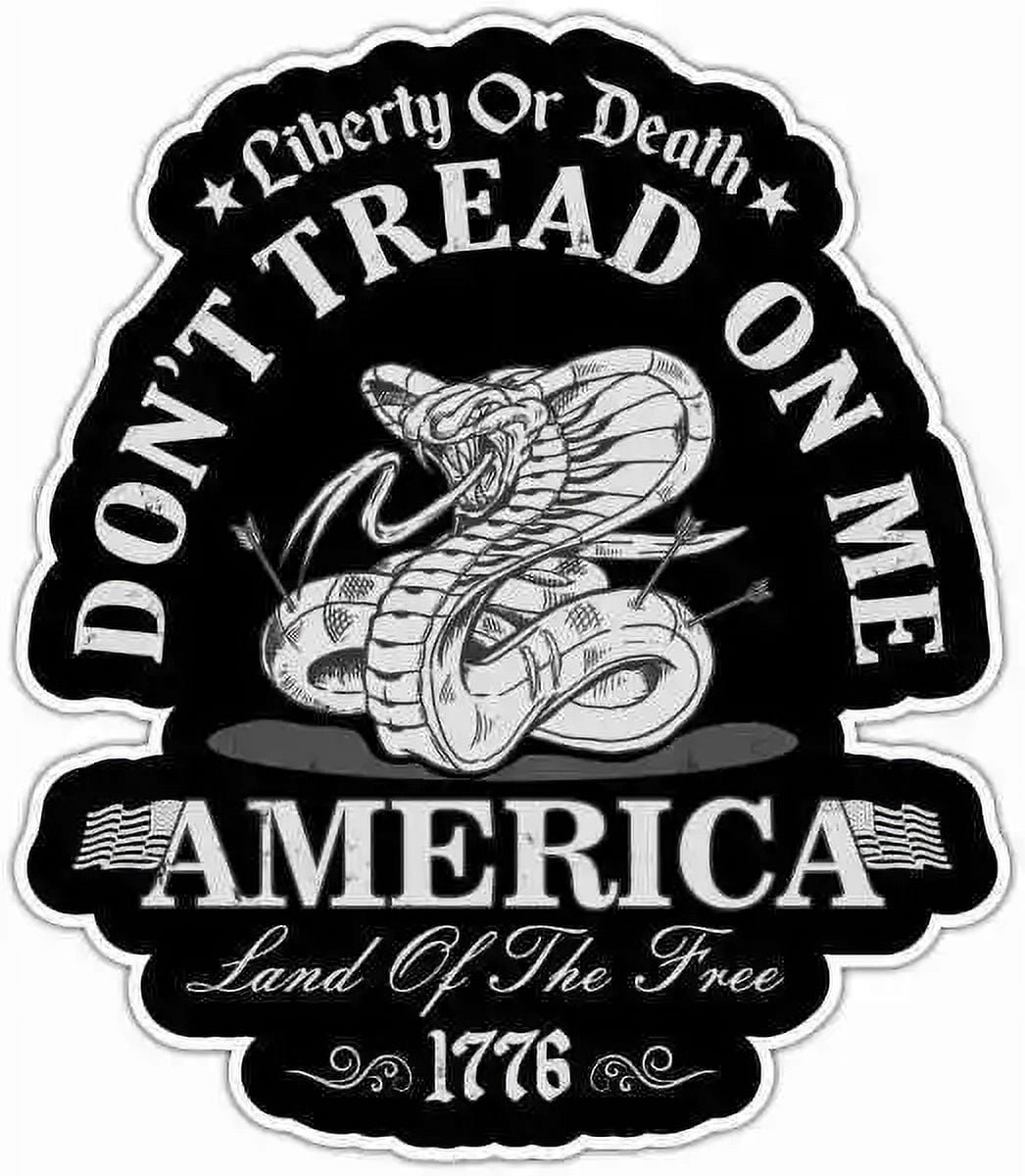 Liberty Or Death Don'T Tread Patriotic Usa Car Stickerphone Decal Water ...