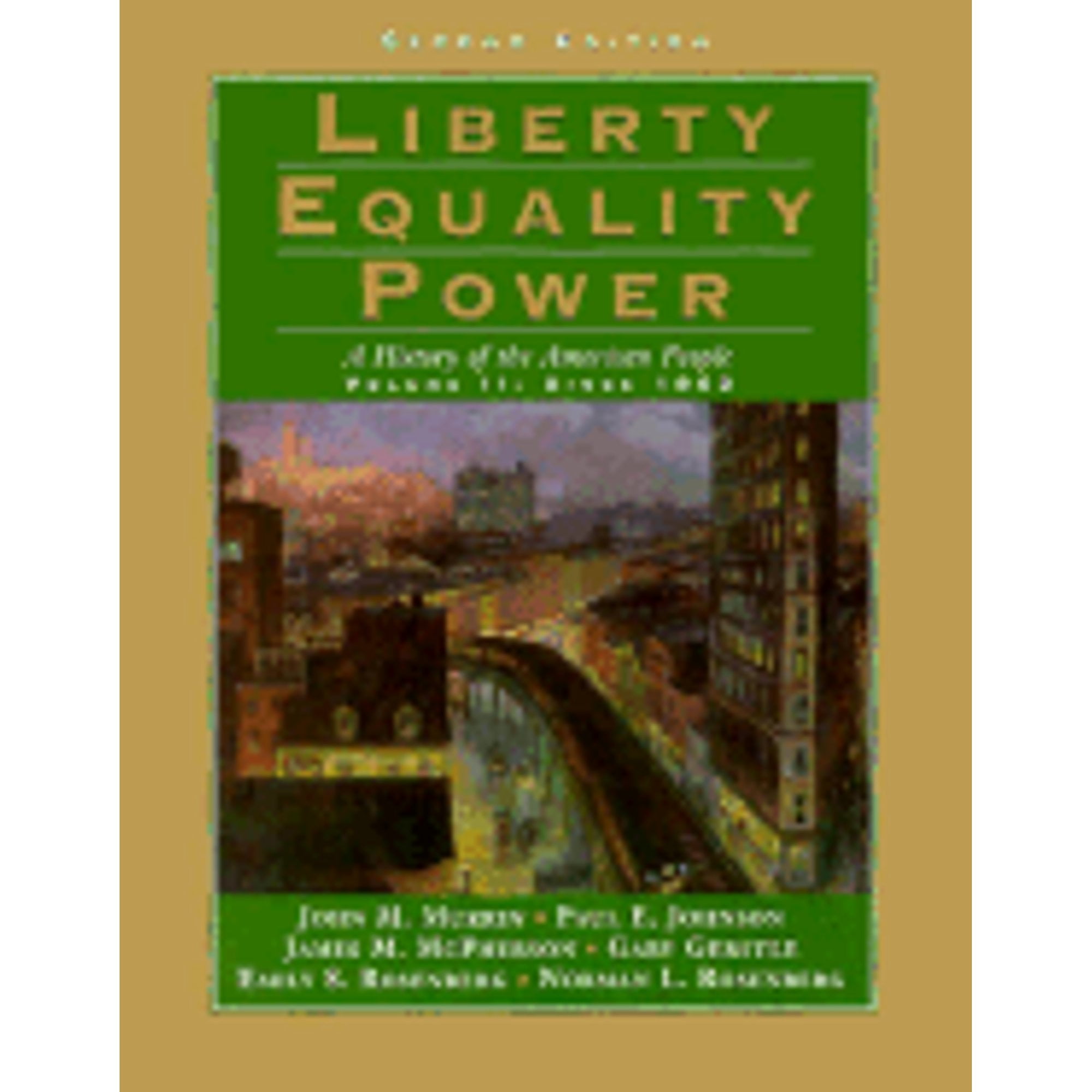 Liberty, Equaility, Power, Vol 2 (Paperback) by John M Murrin - Walmart.com